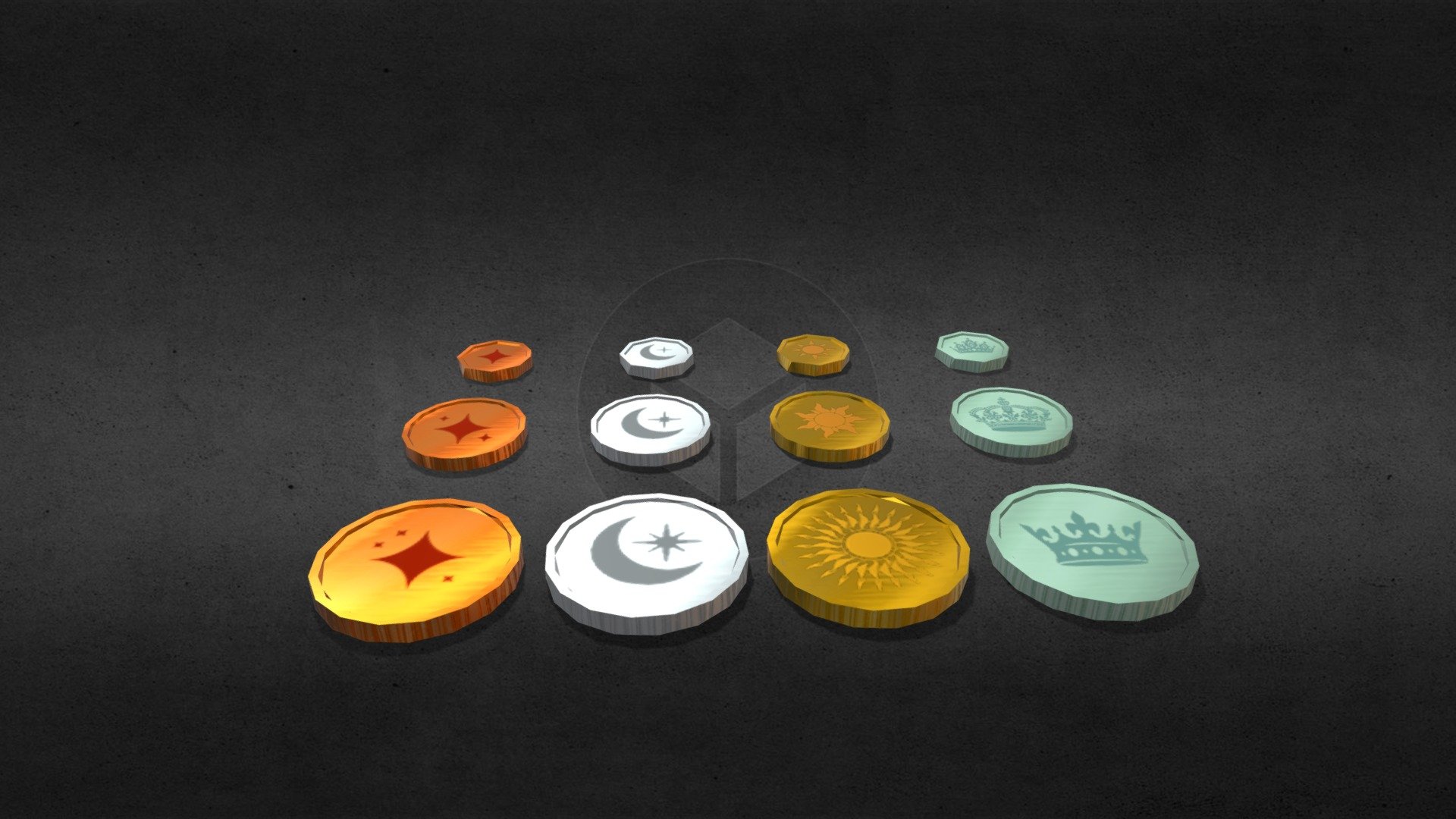 Coins - Download Free 3D model by Niumix z (@H4Z4ZEL) [09c78d7] - Sketchfab