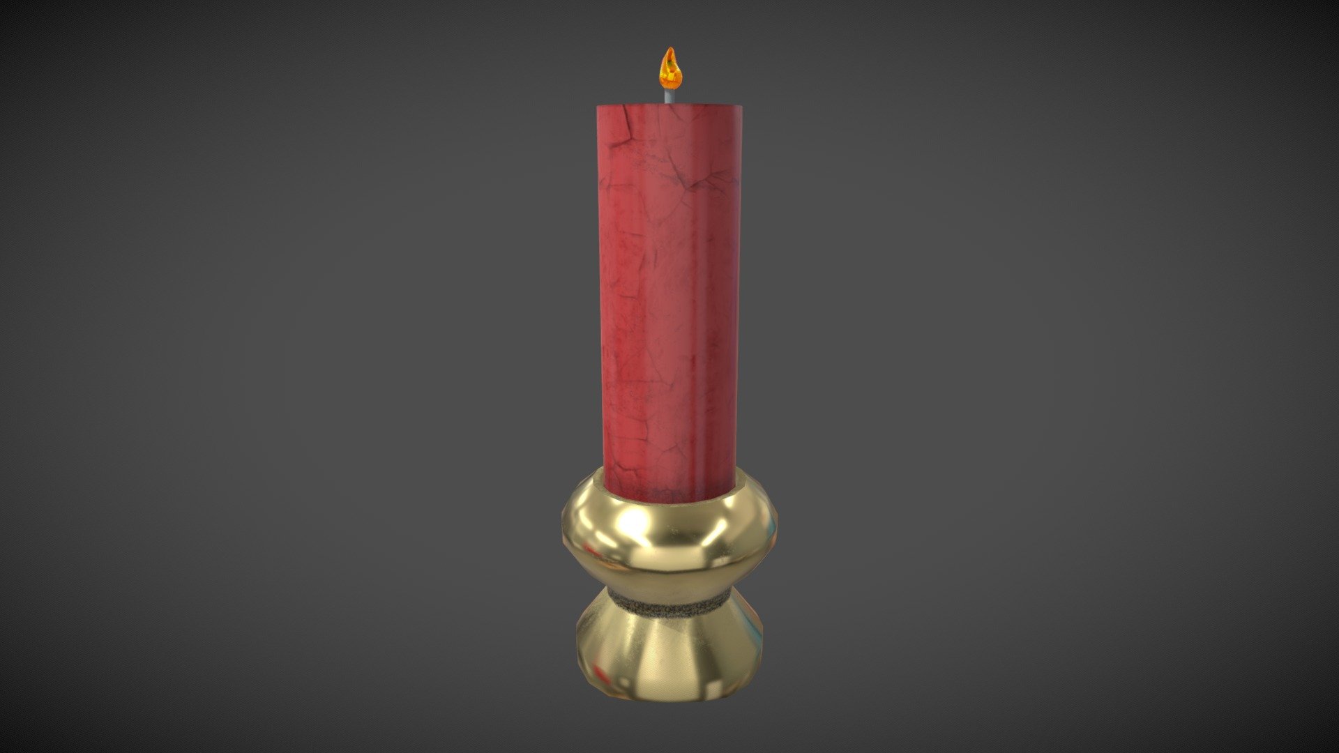 Candle Animated - 3D model by BenDawson [09c97df] - Sketchfab