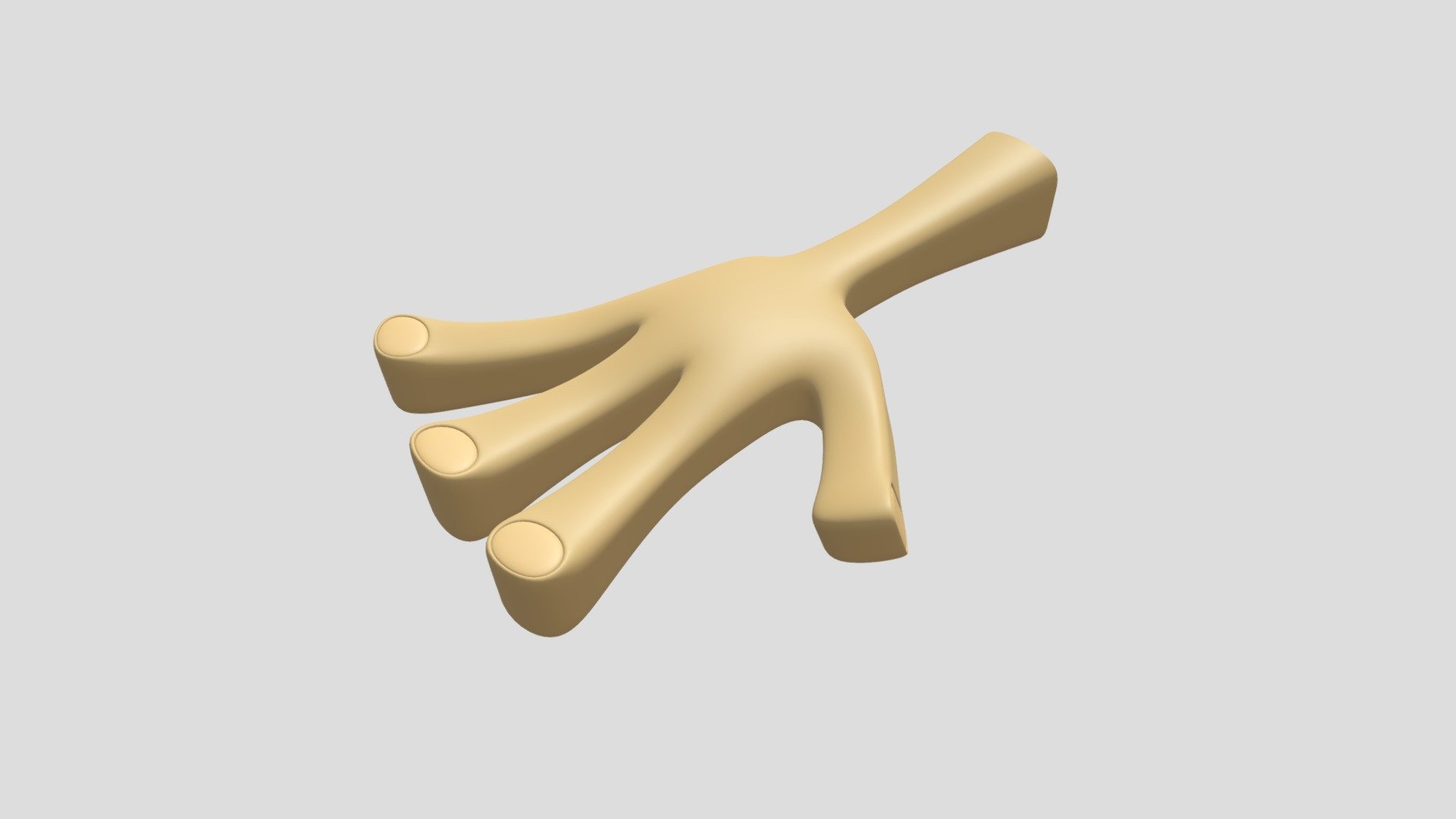 Cartoon Arm And Hand Squared - Buy Royalty Free 3D model by Doozy ...