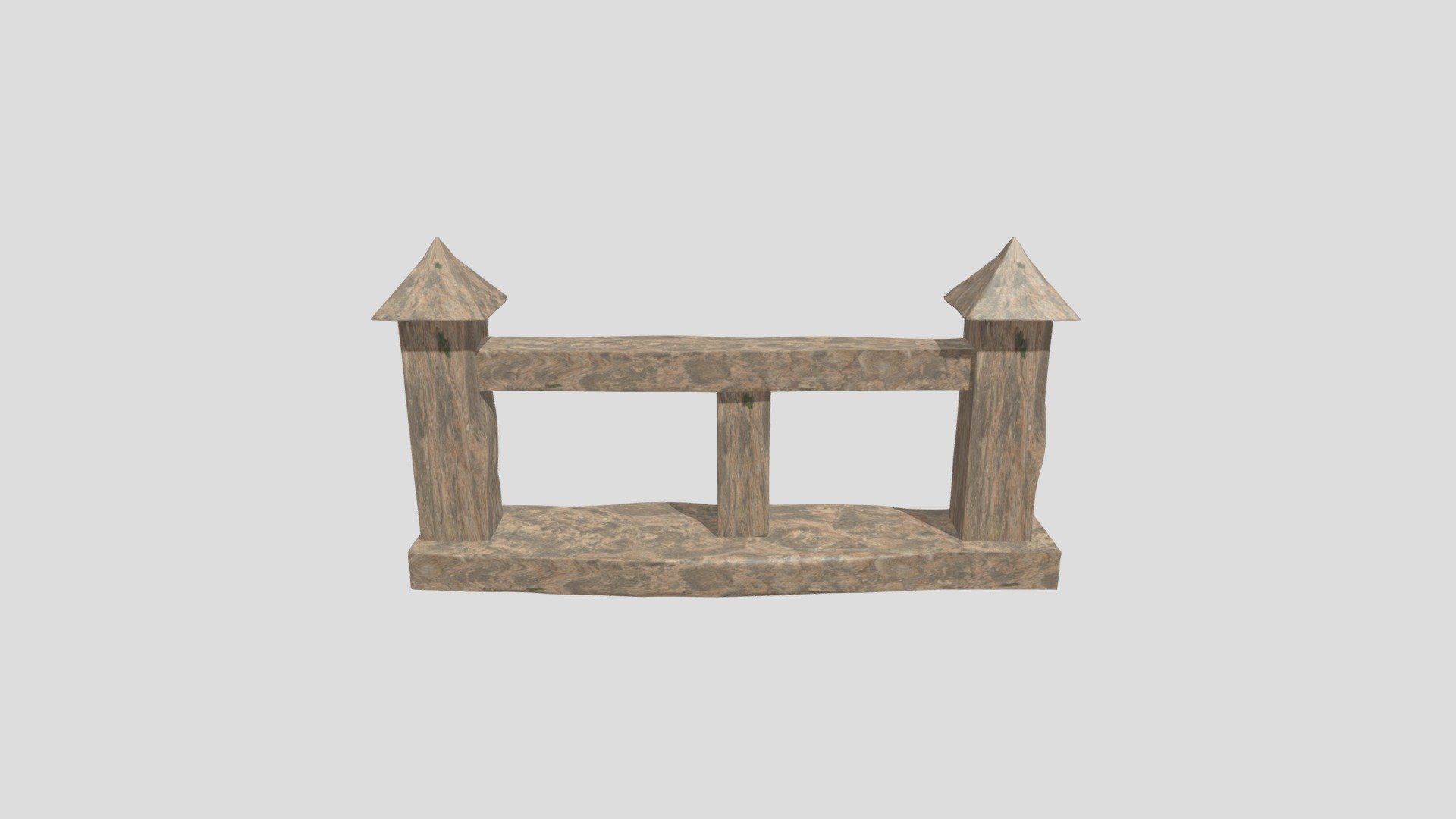Bridge Railing - Download Free 3D model by Engelrhand.Matthew.Zaragoza ...