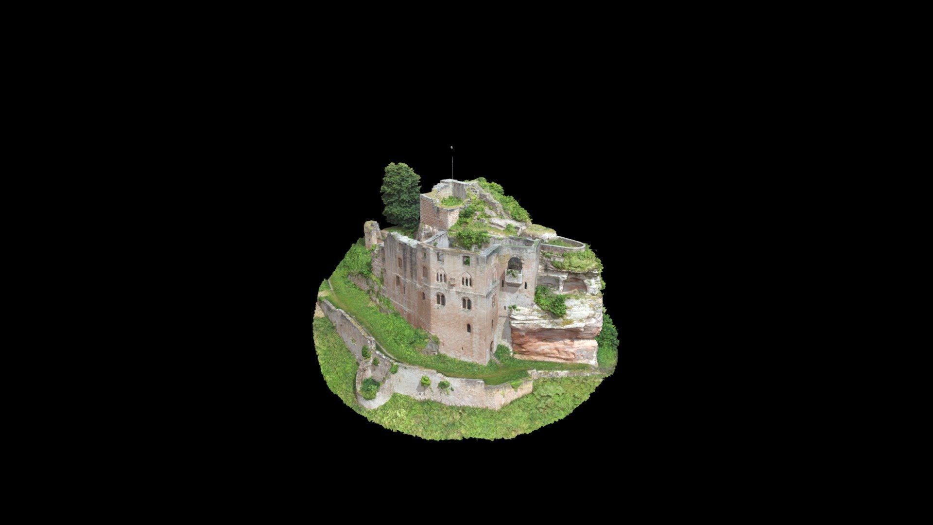 Burgruine Frankenstein, RLP - 3D model by Artem.Kuzmin [09cf3c8 ...