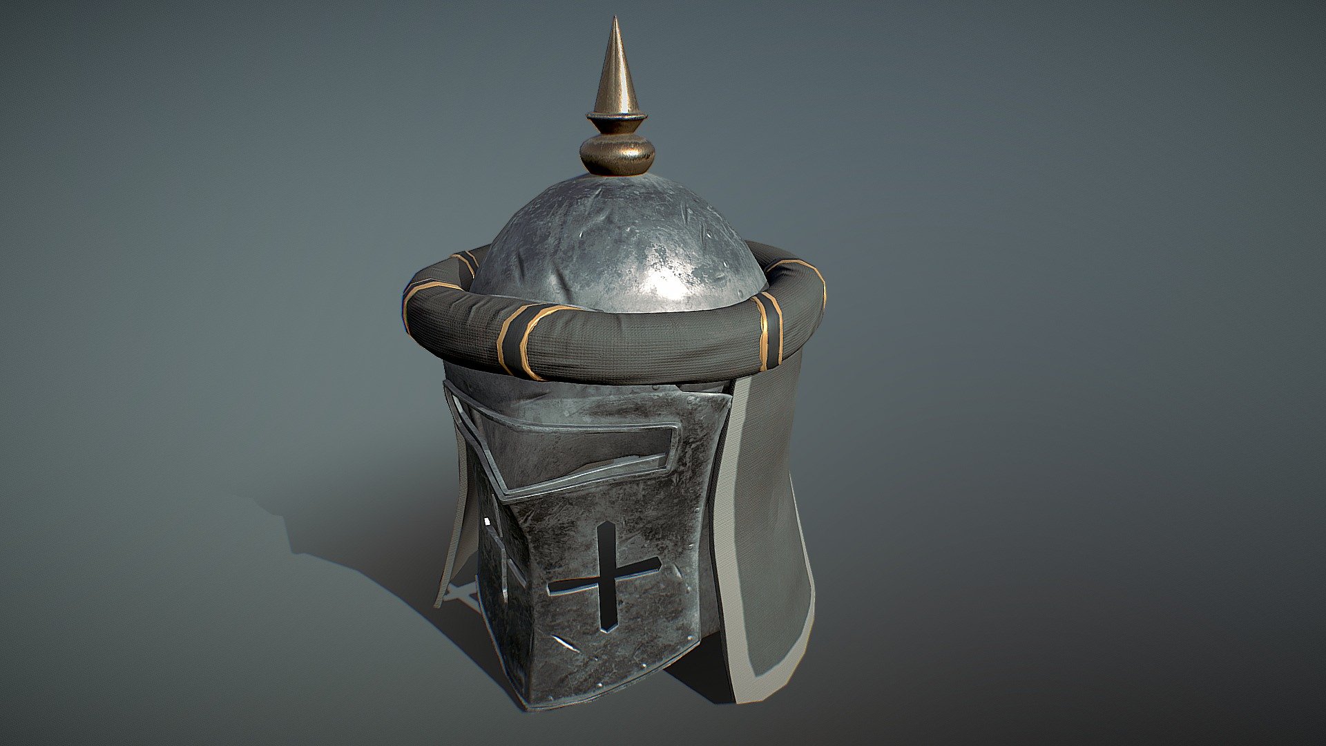 Knight's helmet - Download Free 3D model by Viktor_ (@Viktor.Zhuravlev ...