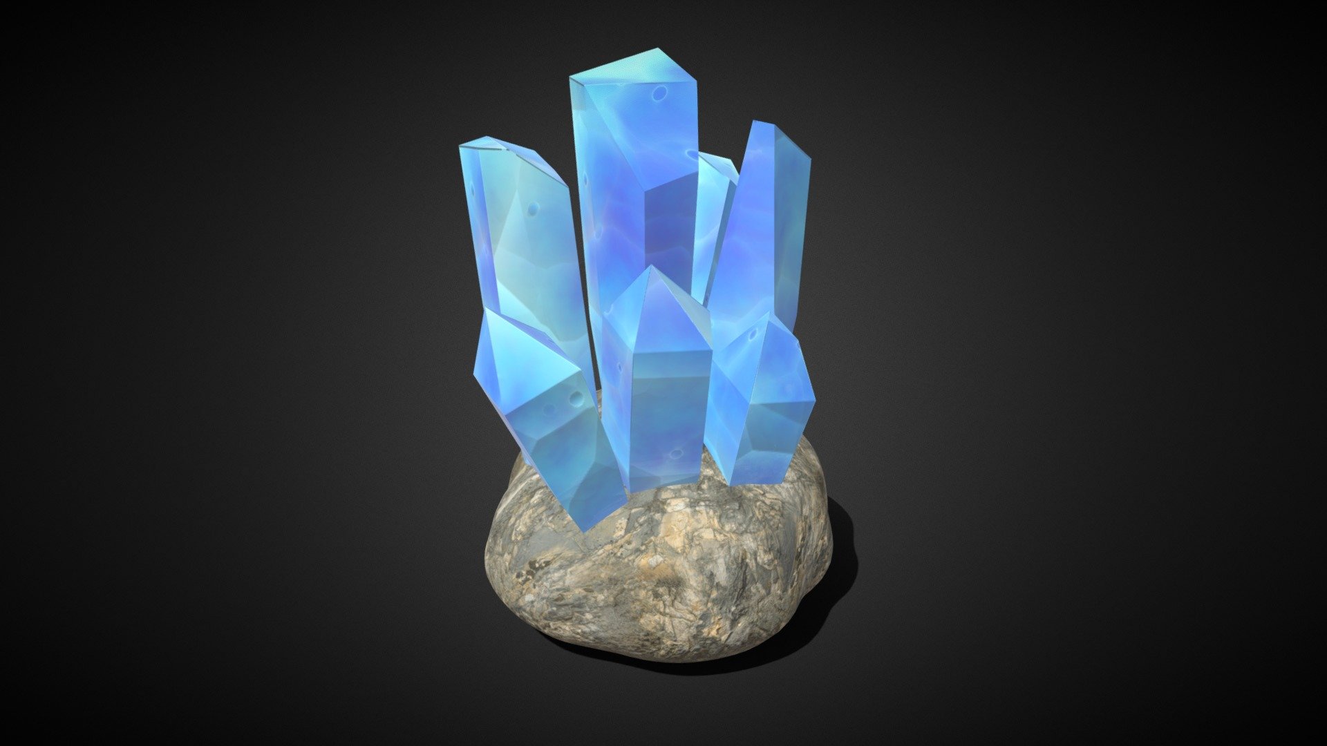 Week 18 - Crystal - 3D model by Mike Lee (@Michial.Lee) [09d0377 ...