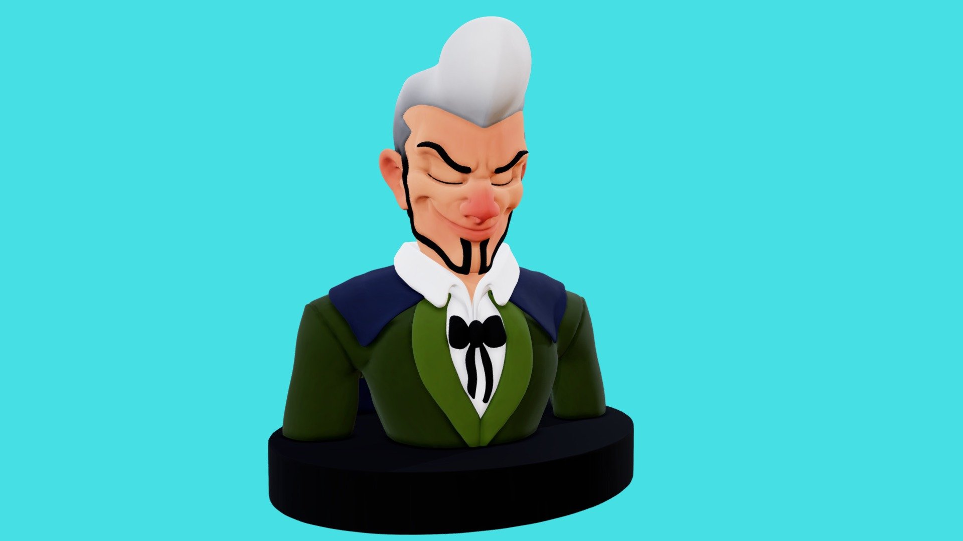 Fanart Bust - Hugo - 3D model by McFuzz [09d1f0c] - Sketchfab