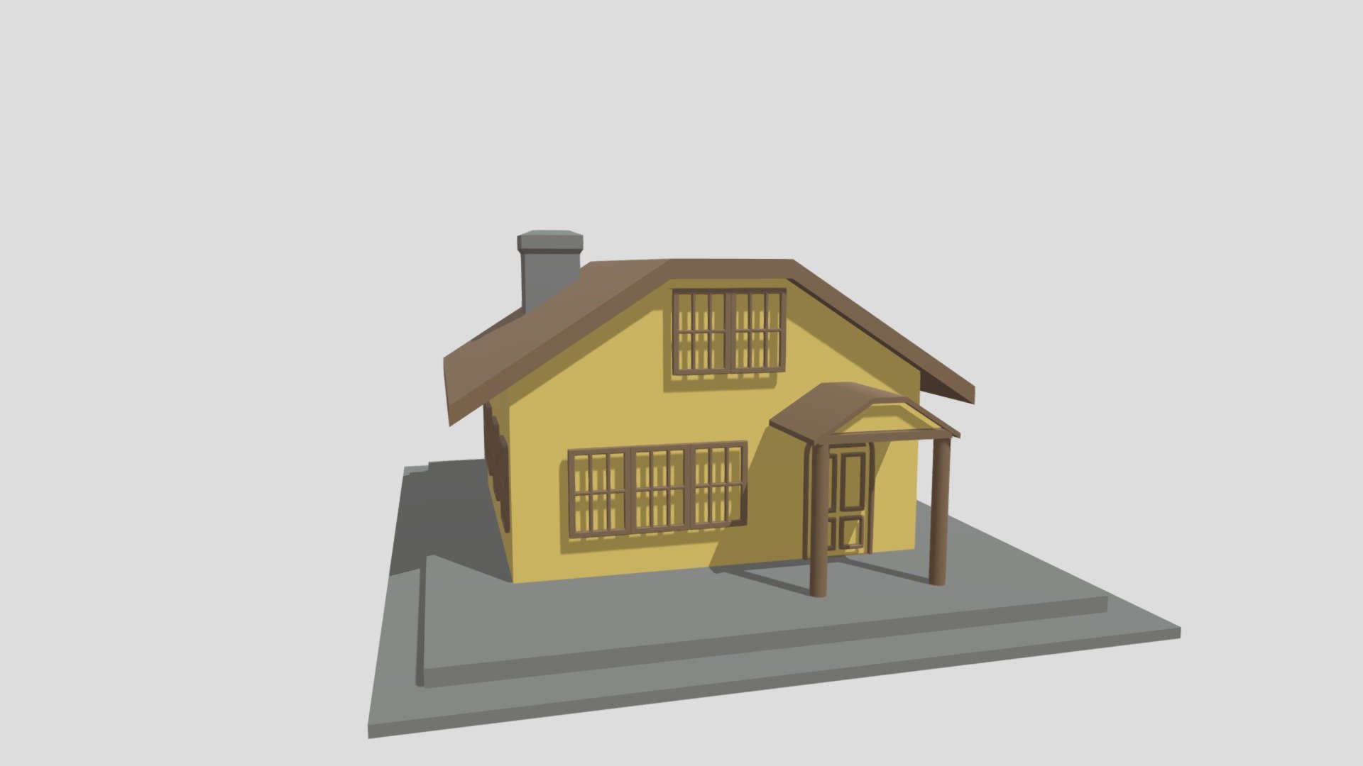 House practice - 3D model by YoruArts._ [09d29a2] - Sketchfab