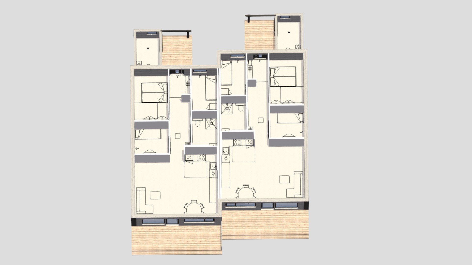 1ET 2MB Fagervollen modern shifted 12.12.23 - Download Free 3D model by ...