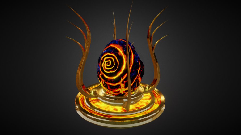 Dragon Egg - Fire - 3D model by Neriad (@neriad.games) [09d3bba ...