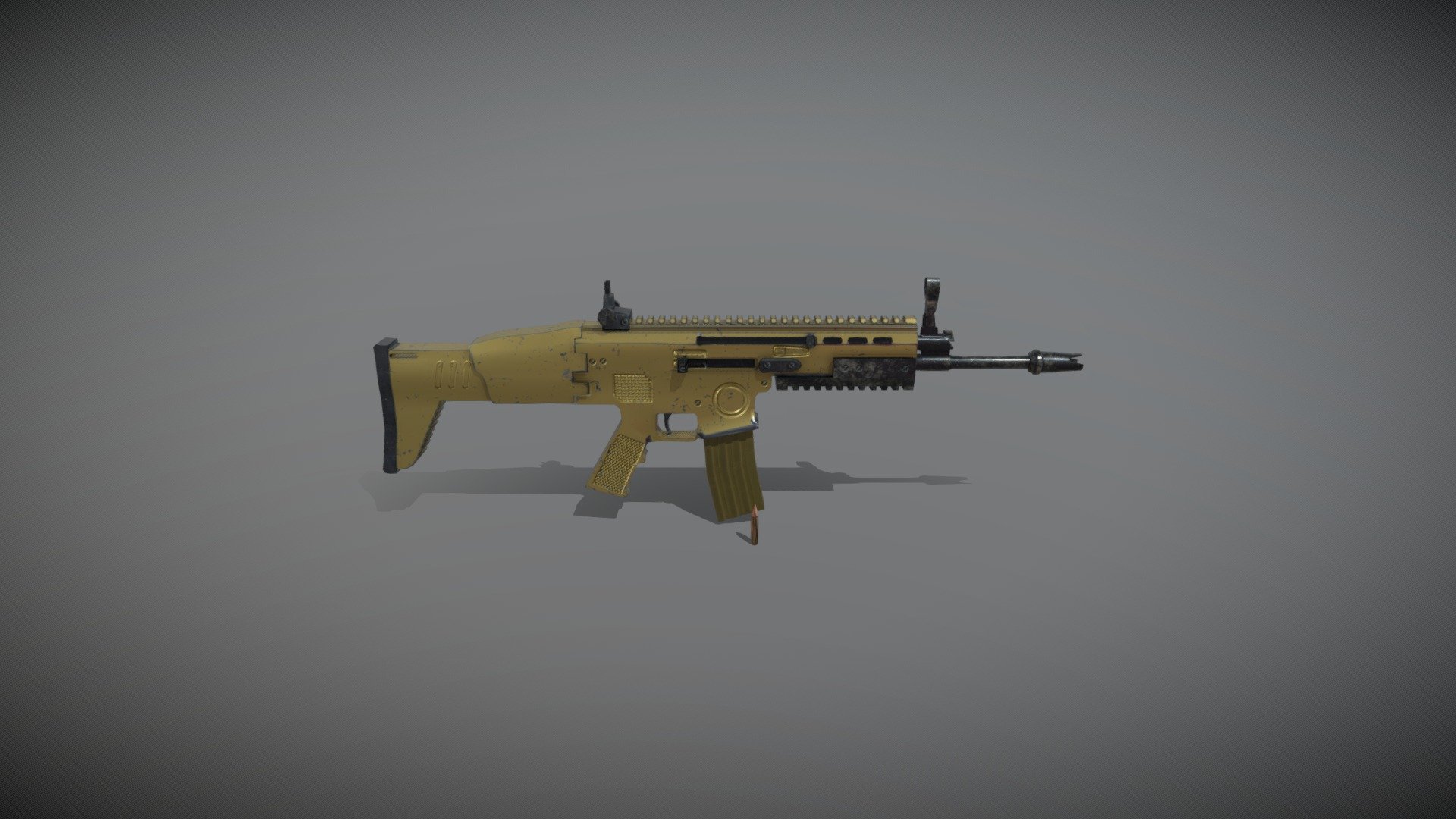 FN SCAR-L - 3D model by Lituszx [09d3f1d] - Sketchfab