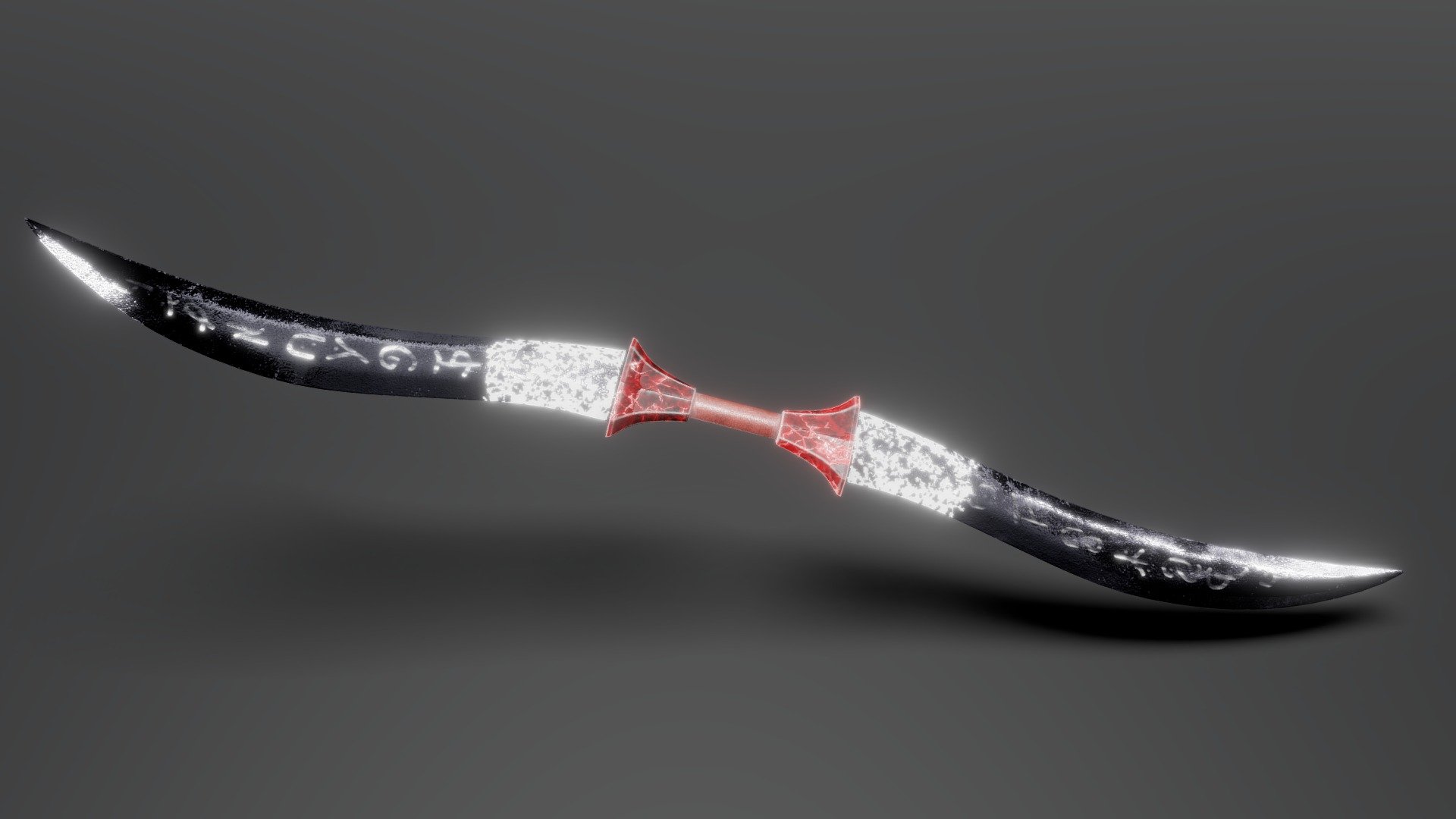 Twin Blade Glaive - Download Free 3D model by Somersby [09d4e51 ...