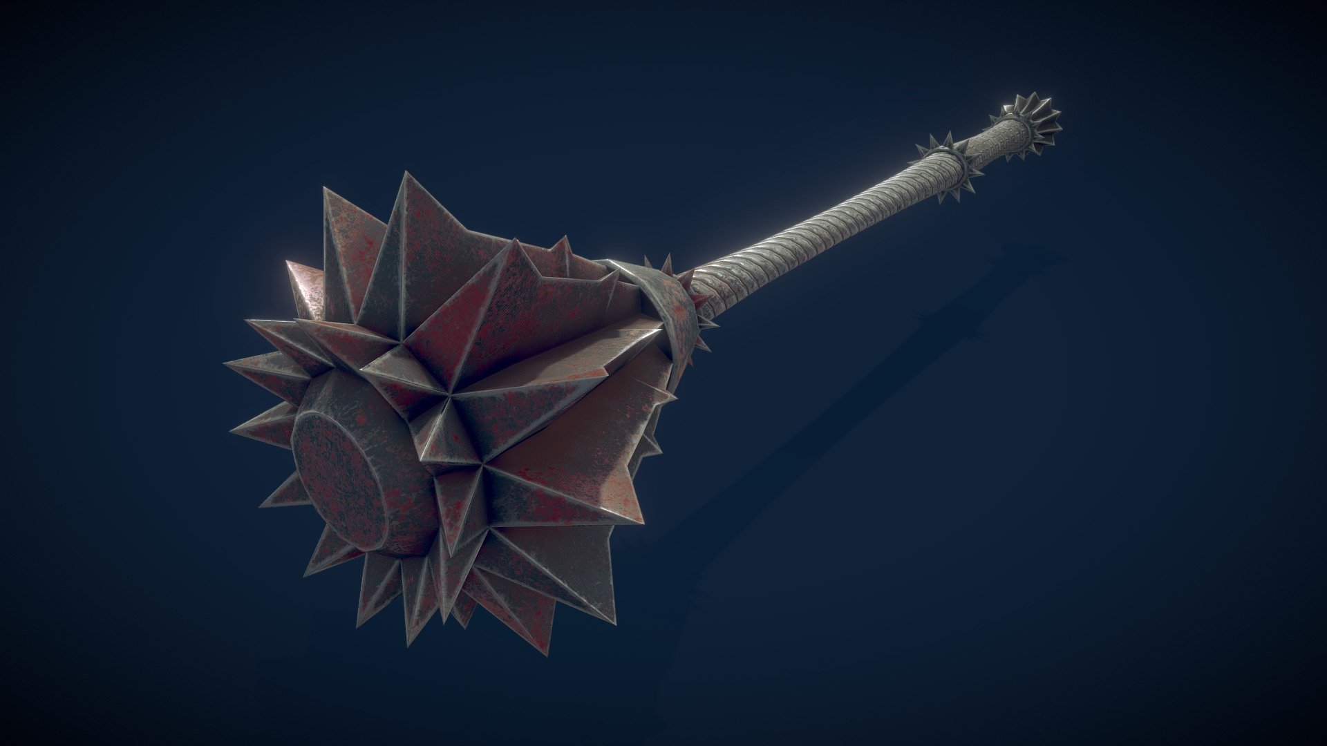 Dark fantasy mace - 3D model by Sir Erdees (@sirerdees) [09d6256 ...