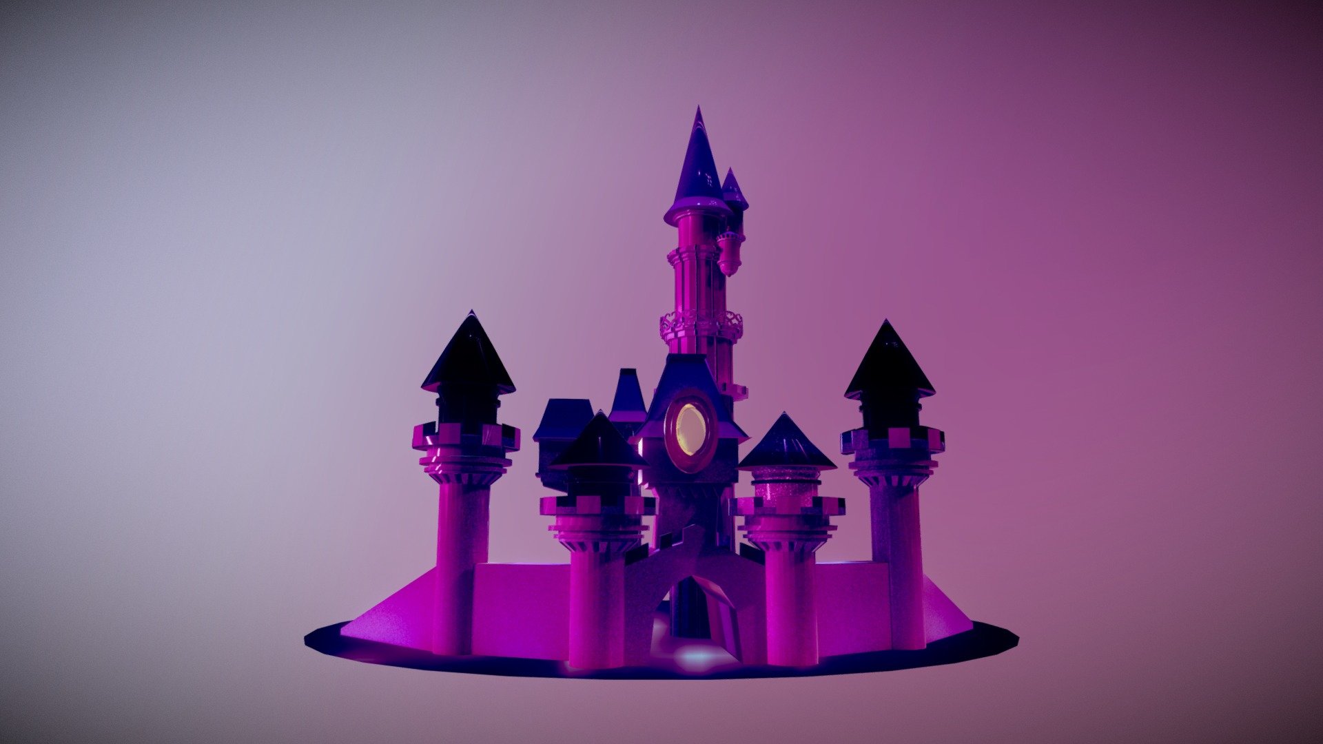 Disney Castle - 3D model by Johanna (@pompoote) [09d7157] - Sketchfab