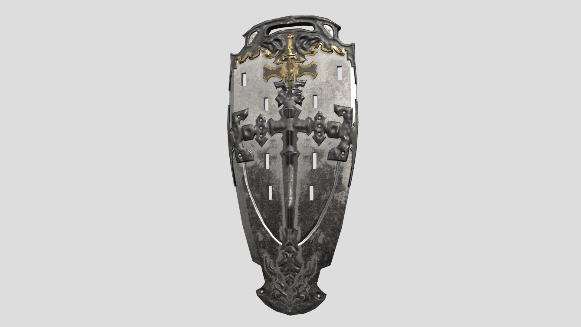 Elemental Shield FFXIV (Low Poly) - Download Free 3D model by Felipe ...