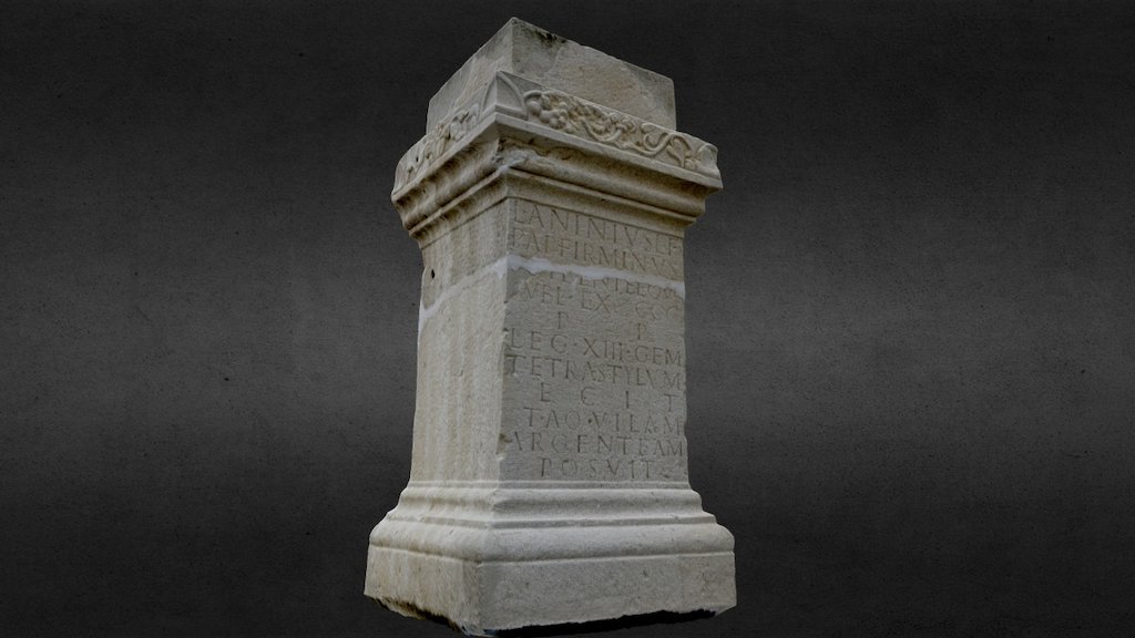 Lucius Aninius votive altar_Apulum - 3D model by Calin Suteu ...