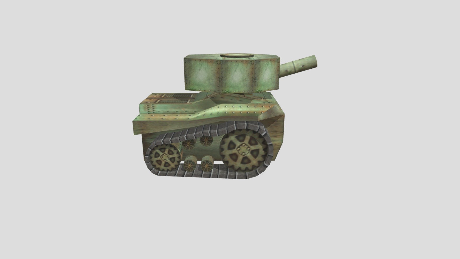 Low Poly Tank - 3D model by Pansteaks [09d9464] - Sketchfab