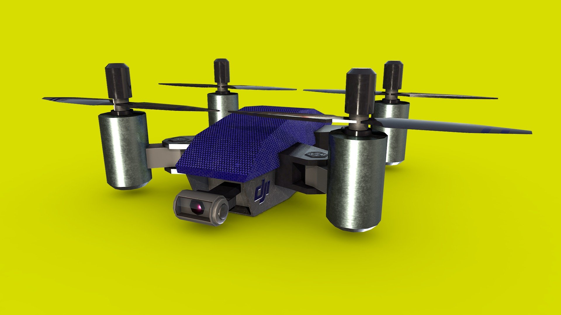 DJI Drone - 3D model by Uğur Yakışık (@UgurYksk) [09dd6d8] - Sketchfab