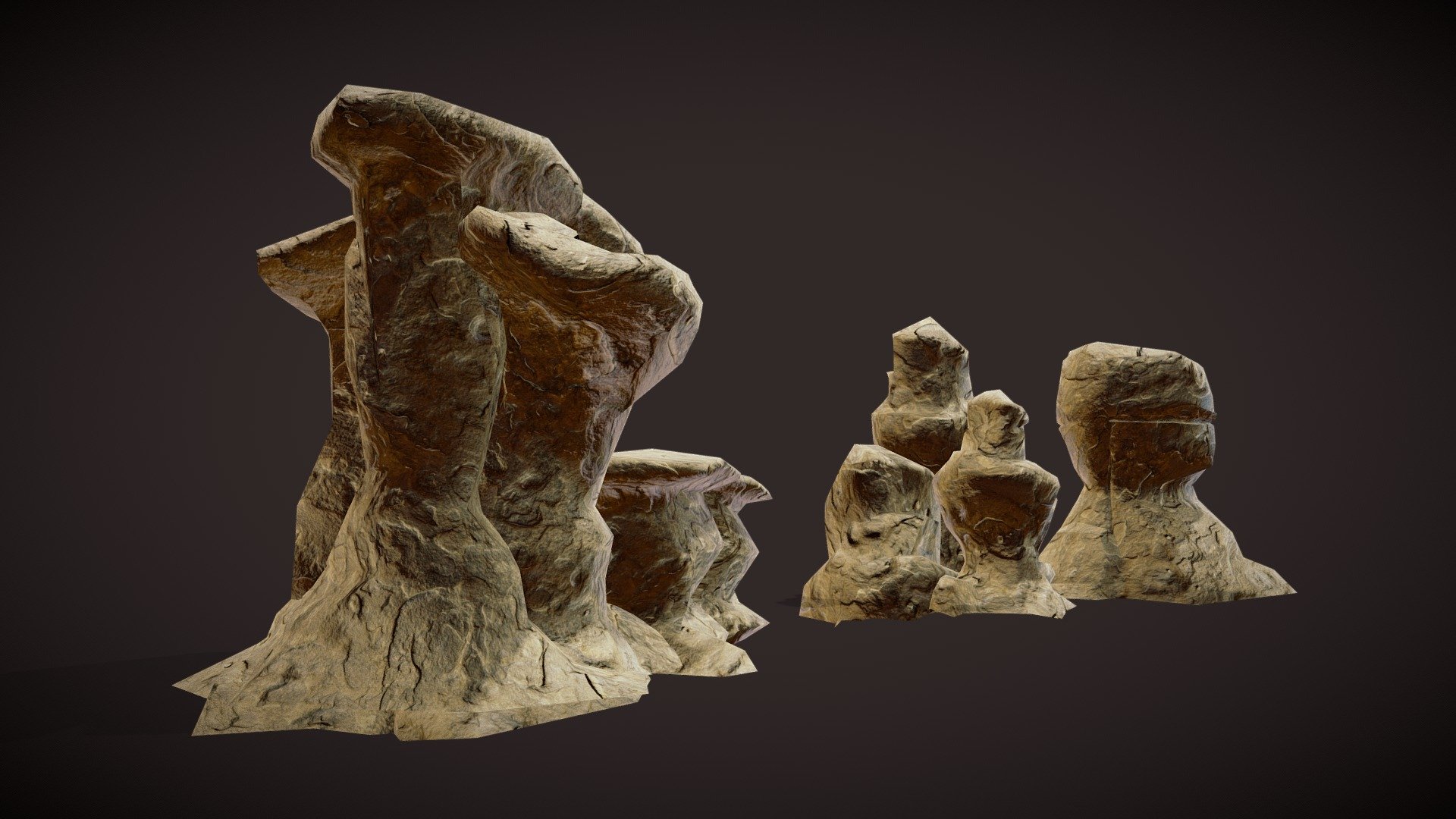 mesa rock group - Buy Royalty Free 3D model by tosbin [09e0a97 ...