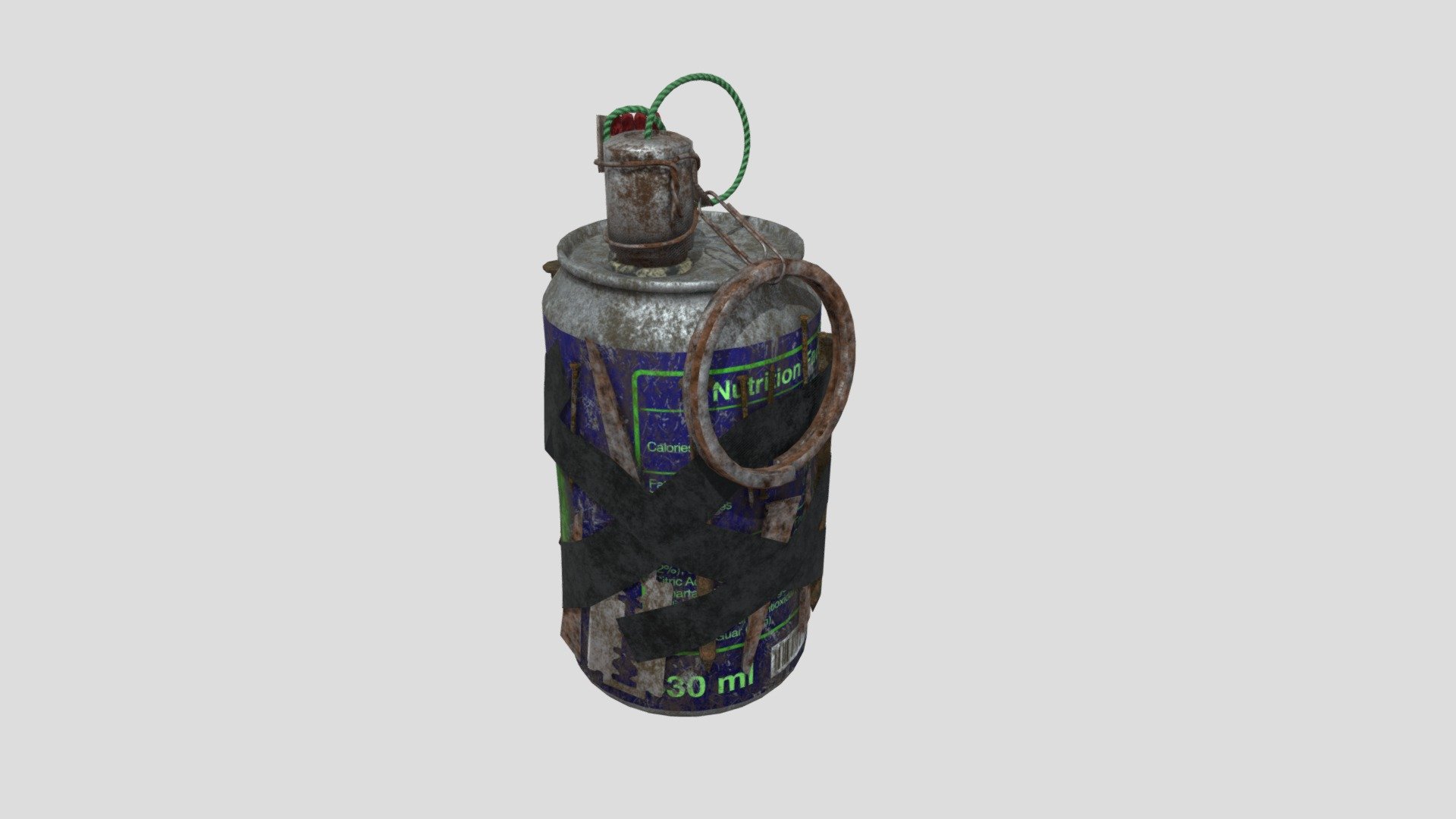 Soda can grenade - Download Free 3D model by Zbrojmistrz [09e0b15 ...