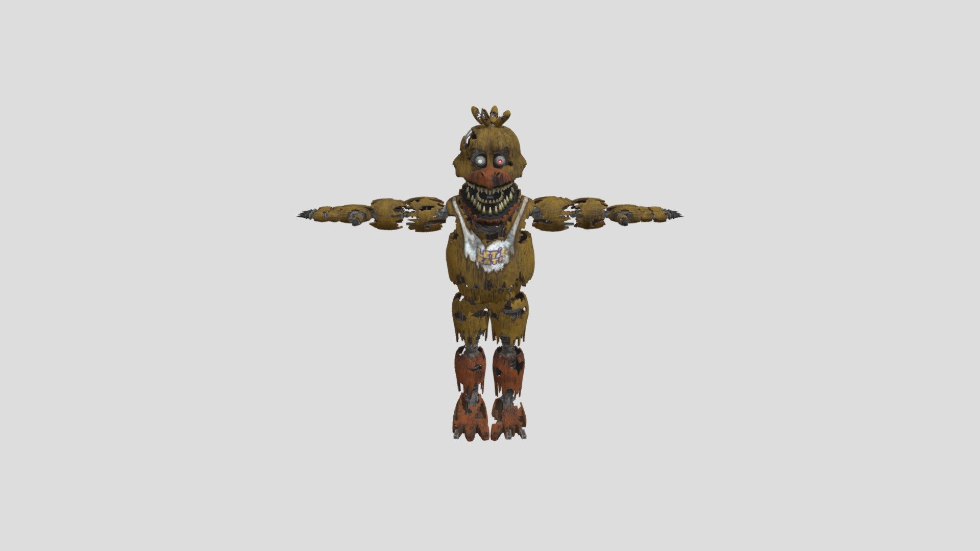 Nightmare-chica-fnaf-4 - Download Free 3D model by Buzzvr [09e2869 ...