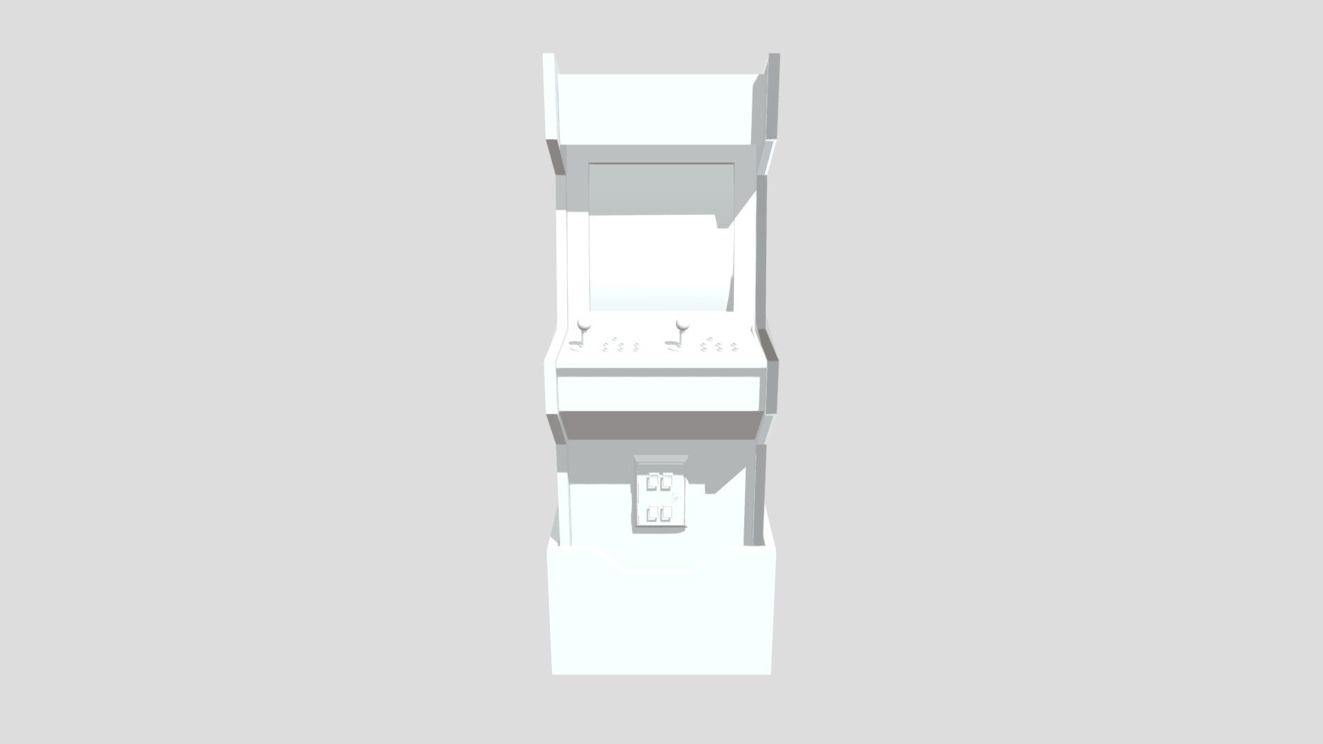 Arcade Cabinet - 3D model by mattmargolis [09e419d] - Sketchfab