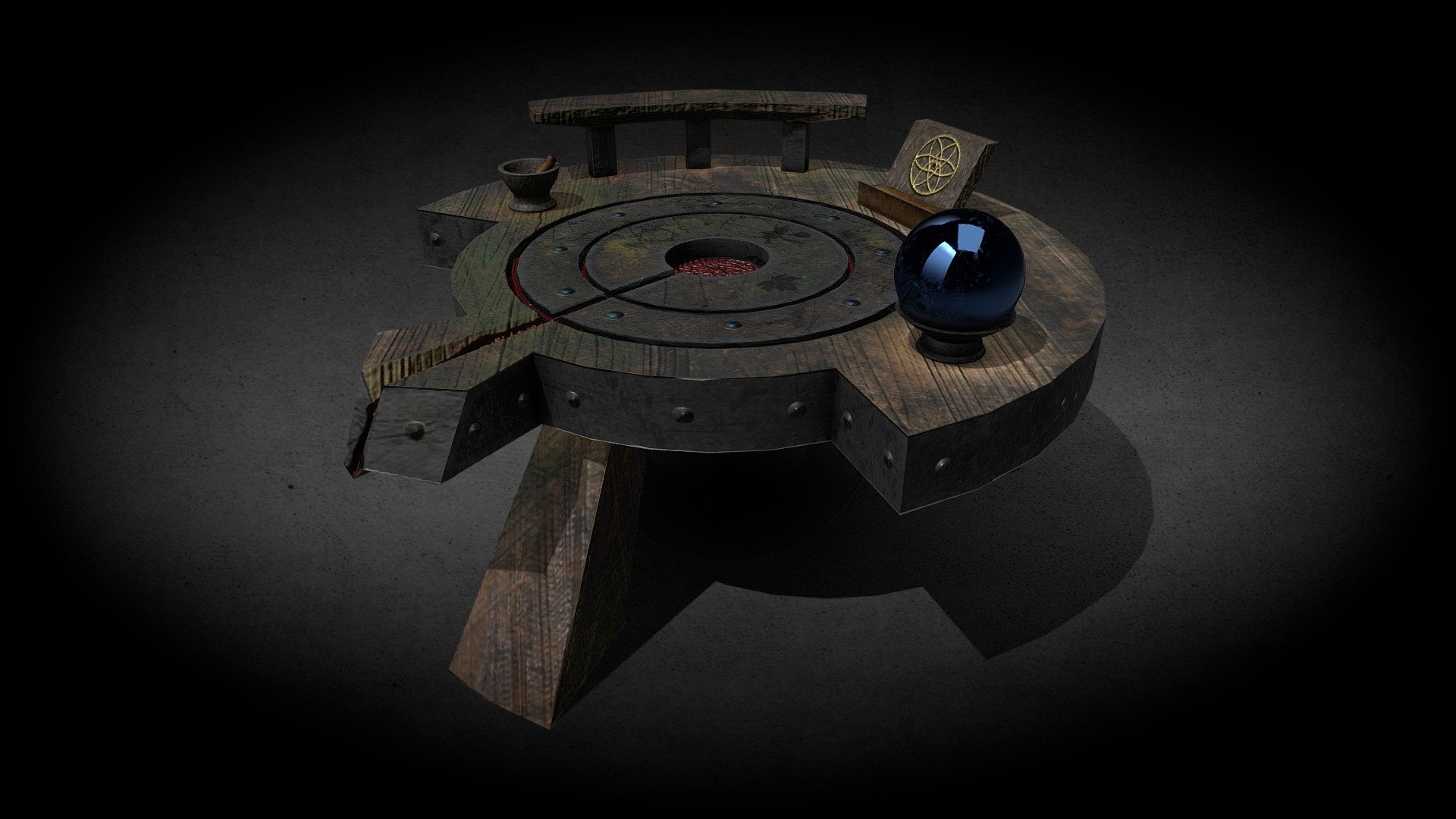 Alchemy Table (Free) - Download Free 3D model by wolfgar74 [09e4710 ...