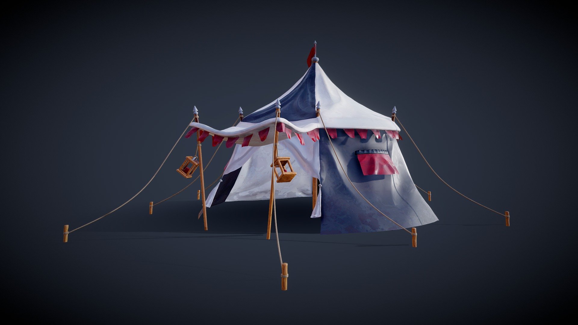 The stylized medieval tent - Download Free 3D model by ivan_aladin ...