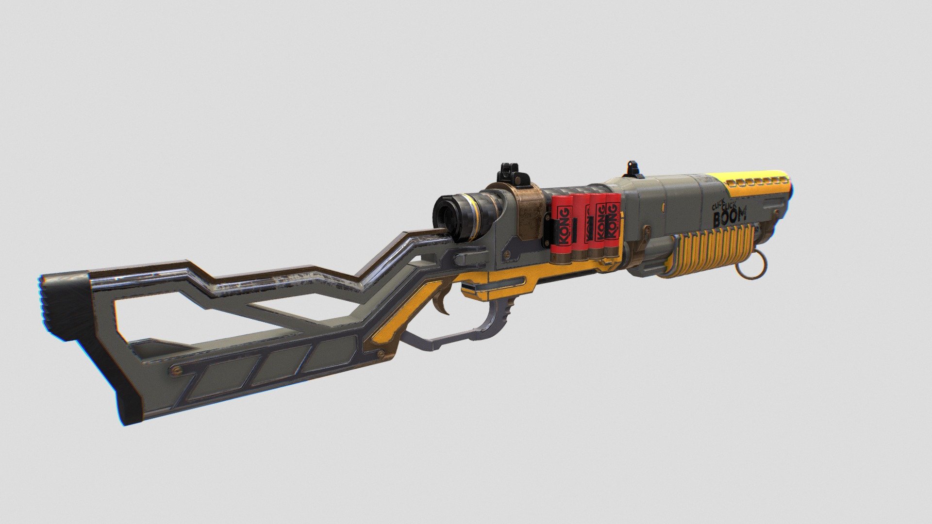 The Boomstick - 3D model by Abe Viljoen (@AbeViljoen) [09e650d] - Sketchfab