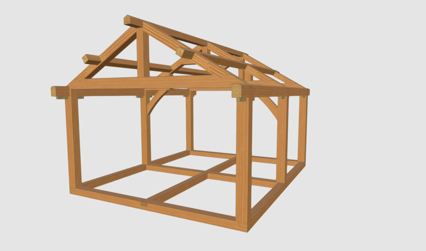 Post and Beam Timber Framing Glossary - 3D model by ben.whitney ...