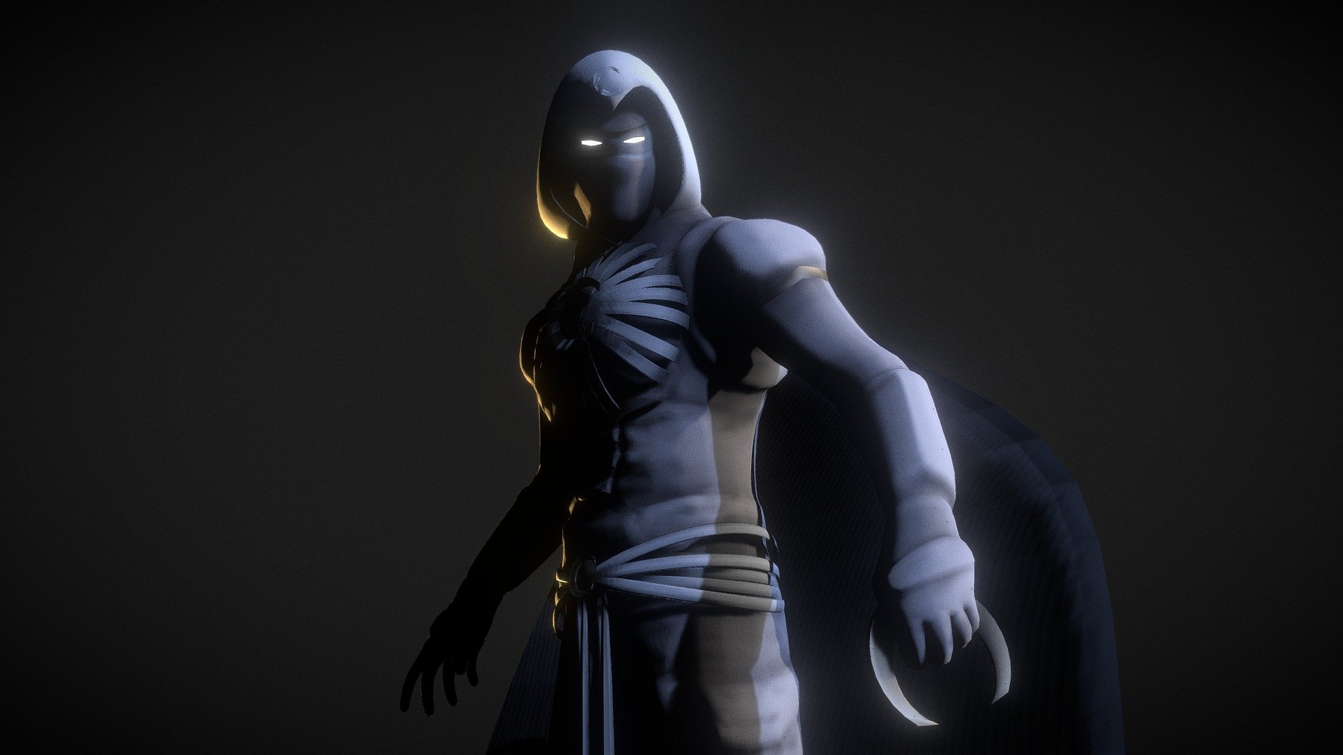 Moon Knight - 3D model by CVRxEarth [09e9141] - Sketchfab