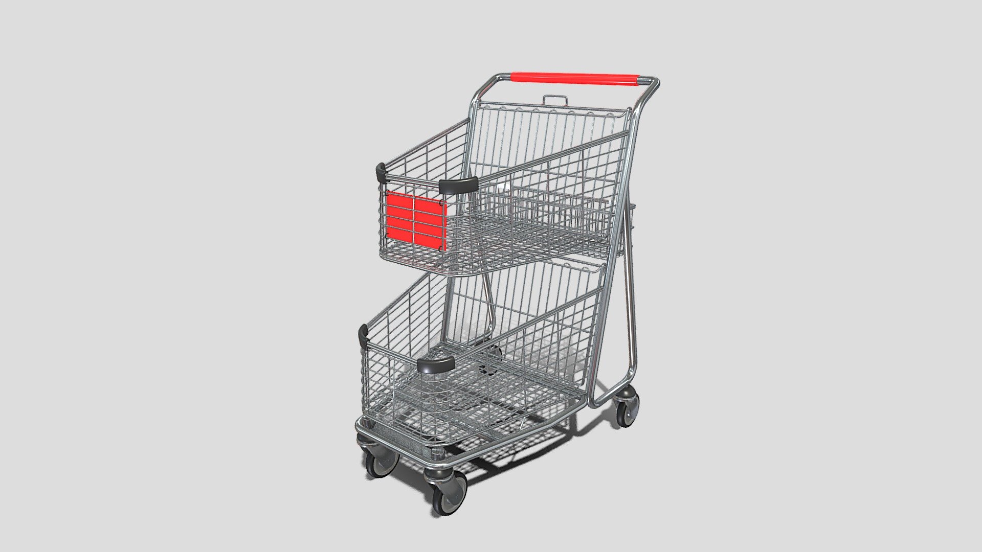 Shopping cart v3 - Buy Royalty Free 3D model by dragosburian [09e9567 ...