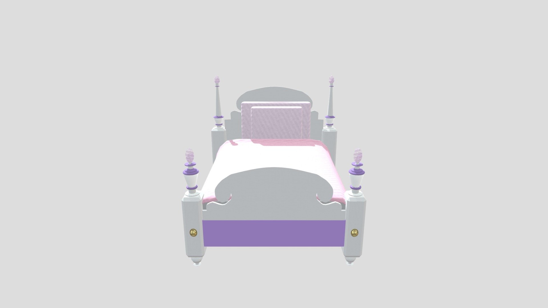 MONSTERS_INC_BOO'S_BED - 3D model by Eleanor (@Ele4n0r) [09ec820 ...