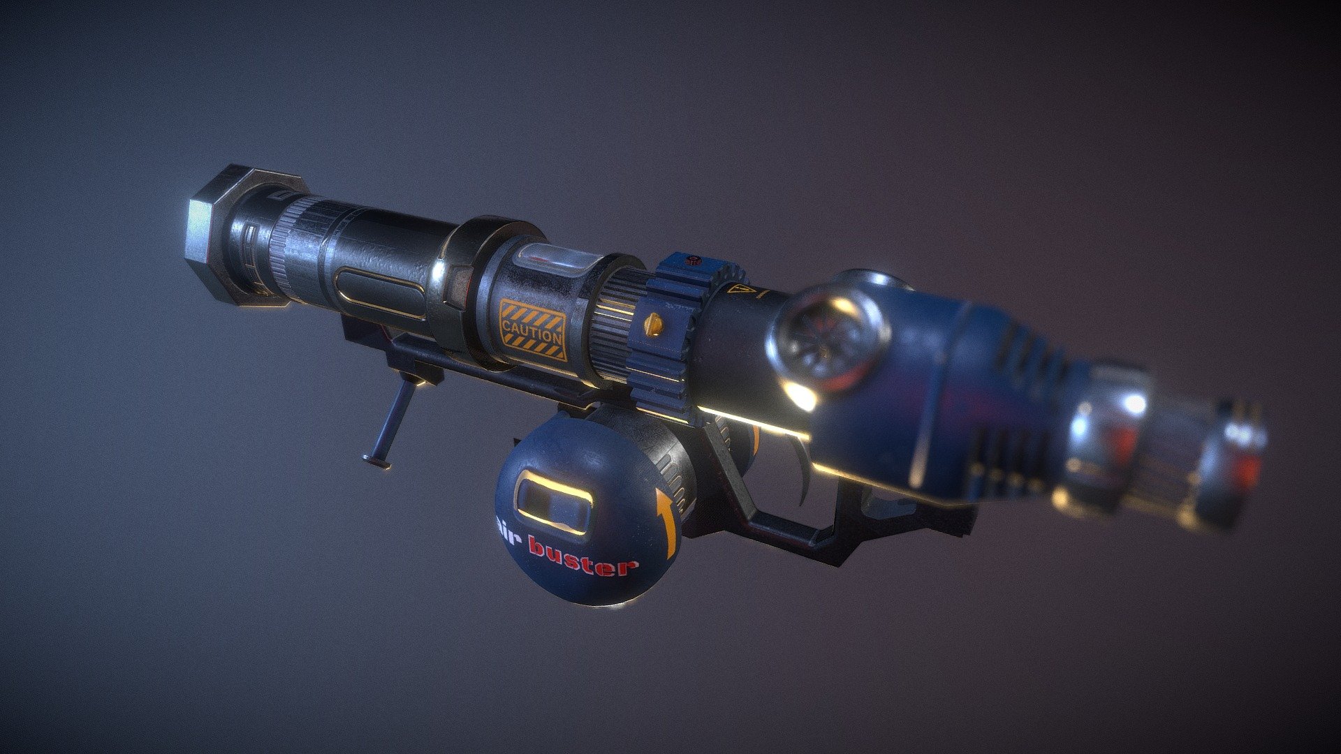 CSO AirBuster Special Weapon - Download Free 3D model by Amine.Elouneg ...
