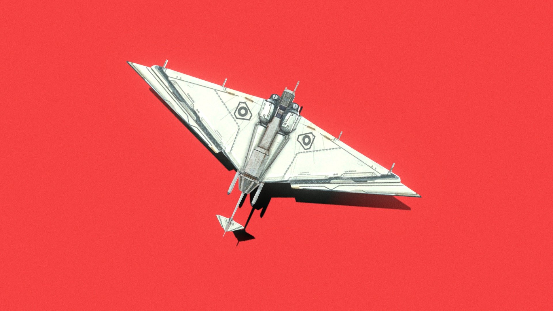 Anime Stylized Drone / Spaceship (Fan art) - Download Free 3D model by ...