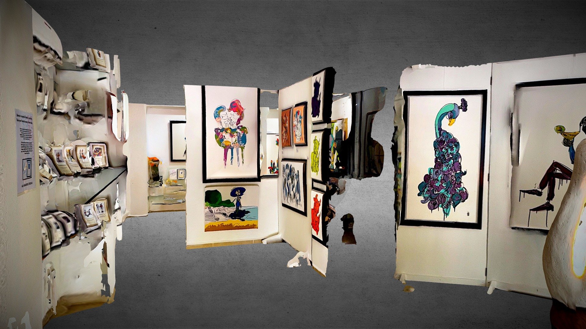 Unreal Intimacy @ Sklarsky Smith Gallery - Download Free 3D model by AR Creations by Ian ...