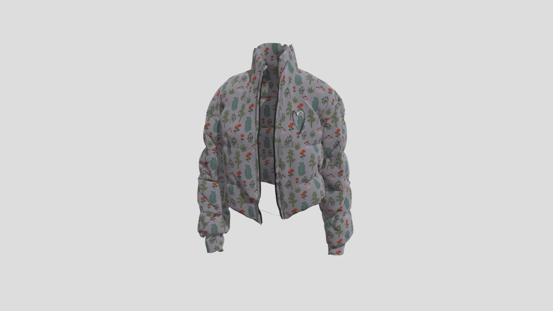 SACRΞD GARDΞN Puffer Jacket - 3D model by eliroserobbins [09f0166 ...