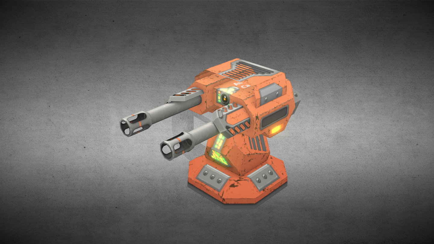 Autocannon - 3D model by jorgedepaques [09f1e76] - Sketchfab