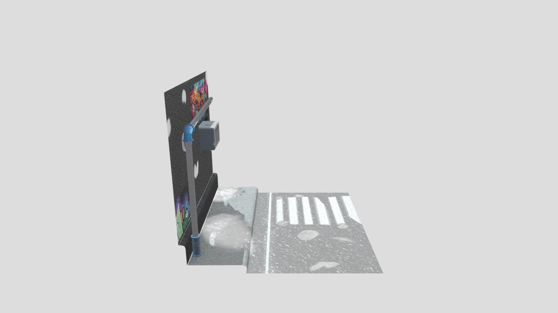 Alley - 3D model by Echanson [09f245e] - Sketchfab