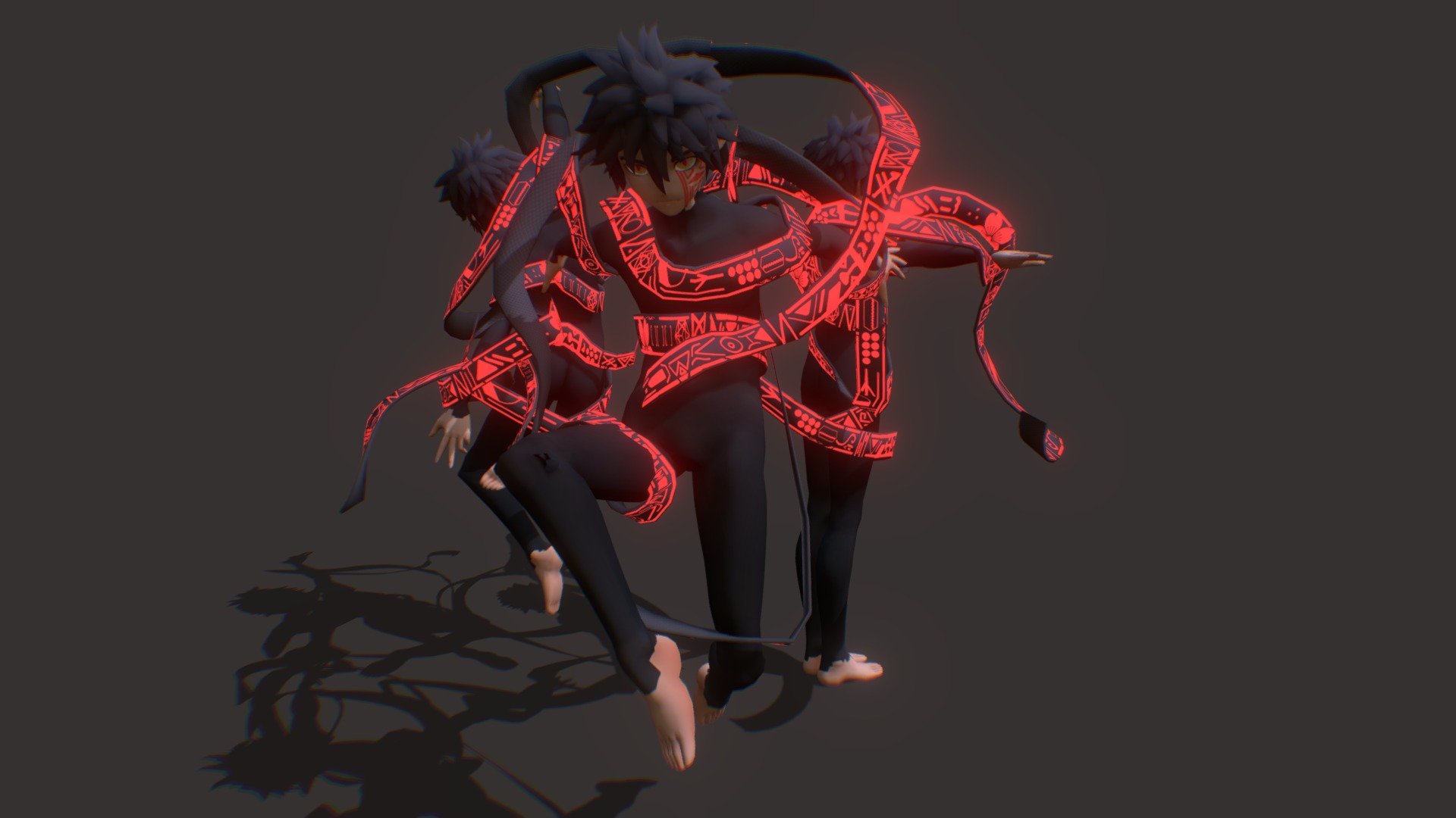 Red Scarf Guy. - 3D model by Bento (@gostbento) [09f3c92] - Sketchfab