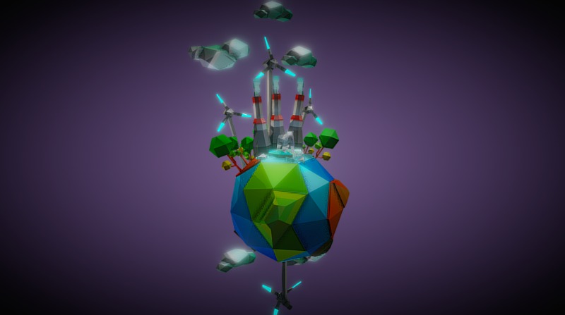 Climate change style - 3D model by KBM7 (@klaus5) [09f6d0e] - Sketchfab