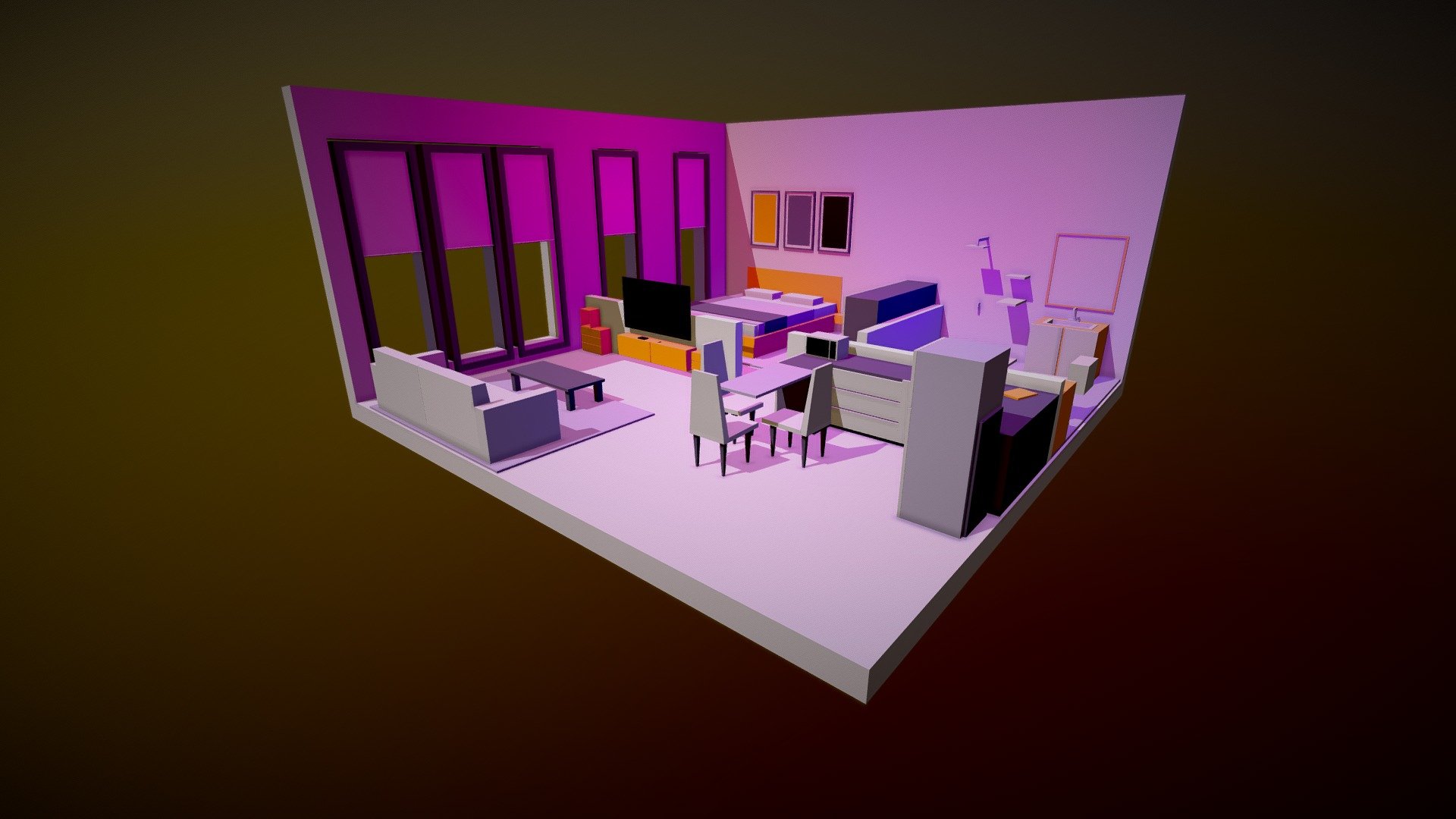 Aj wan Condo - 3D model by ninesola [09f726c] - Sketchfab