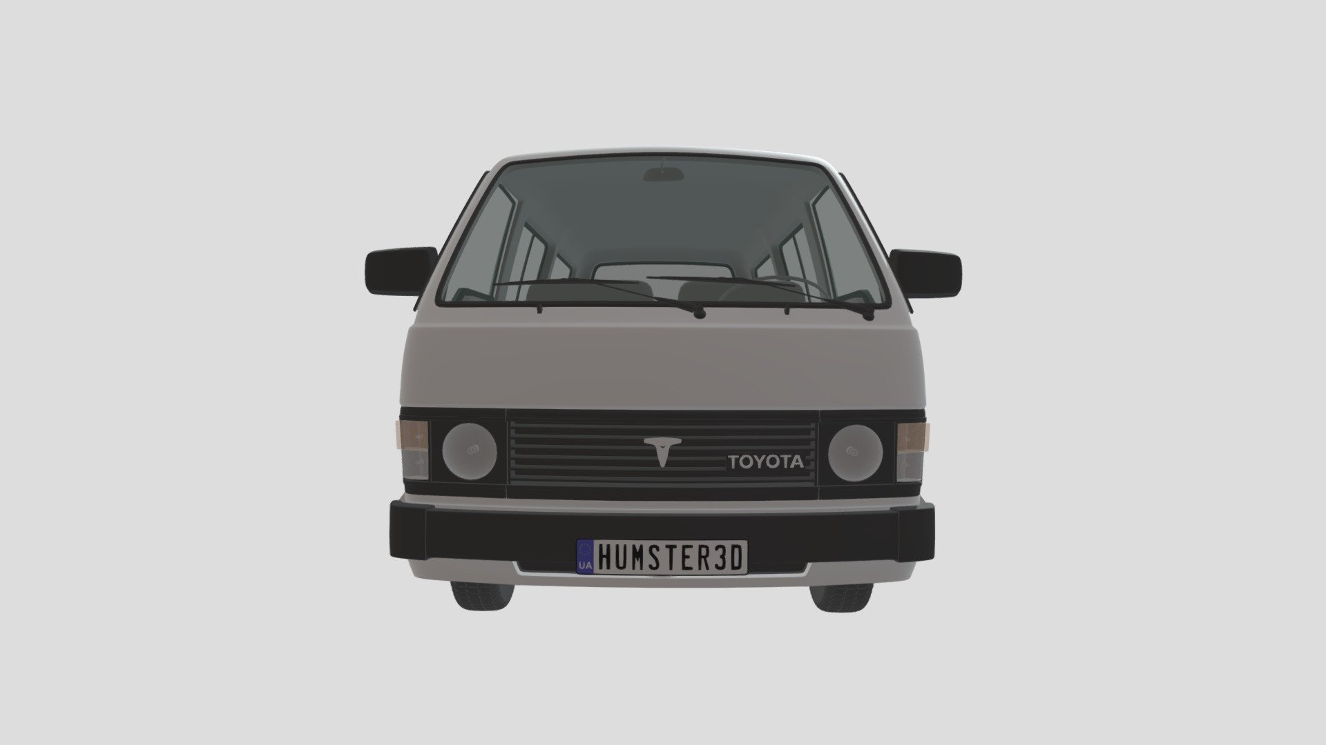 Toyota Hiace(Mk3)(H50) Passenger Van - Download Free 3D model by ...