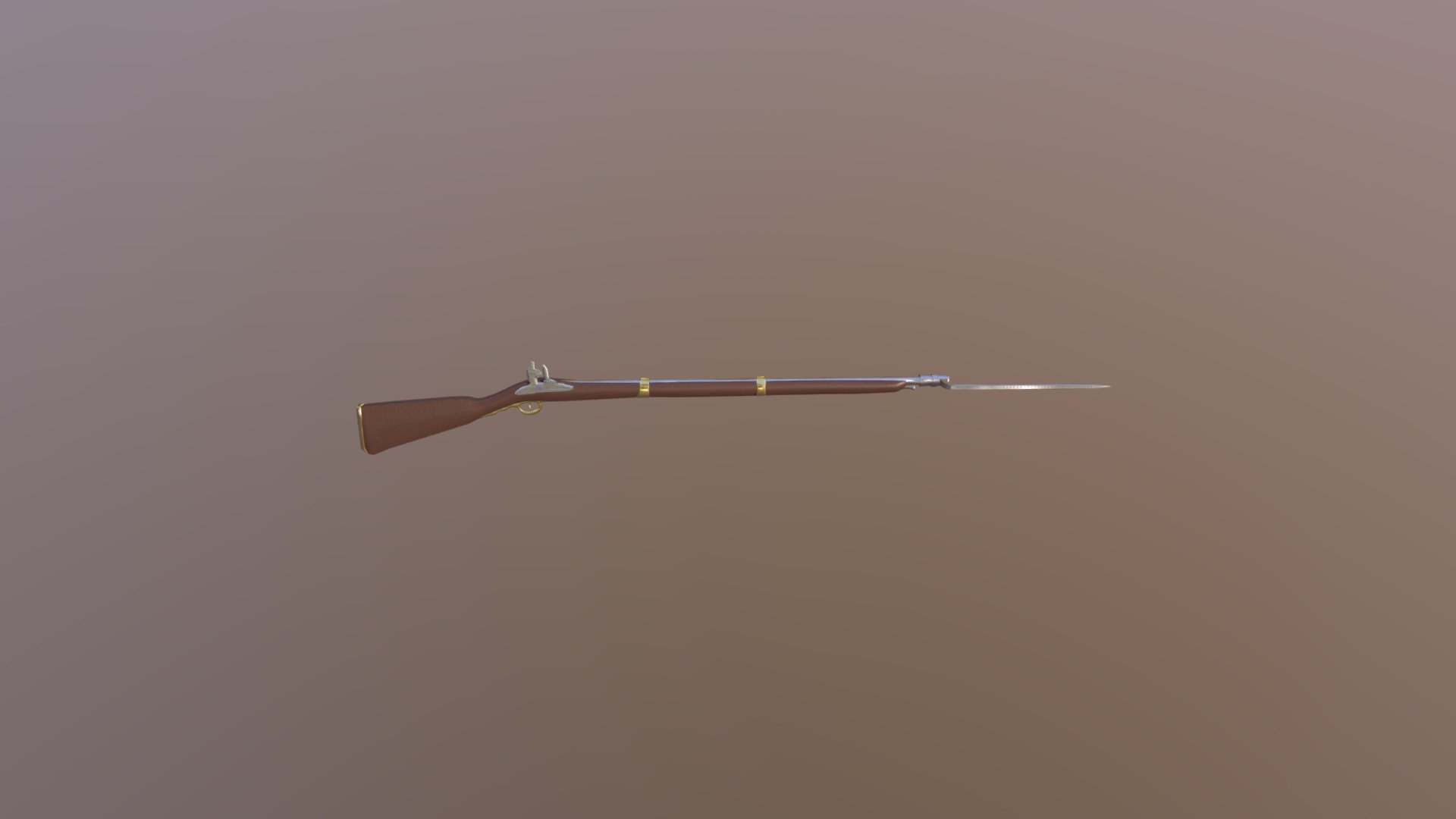 Musket - 3D model by Myles3D [09f9196] - Sketchfab