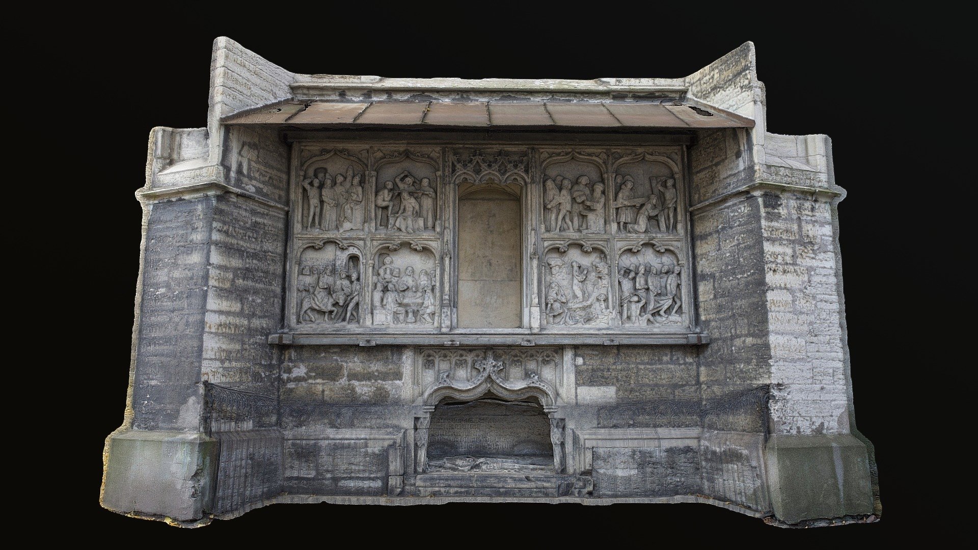 Oleviste kiriku kenotaaf - 3D model by Archaeovision [09fba33] - Sketchfab