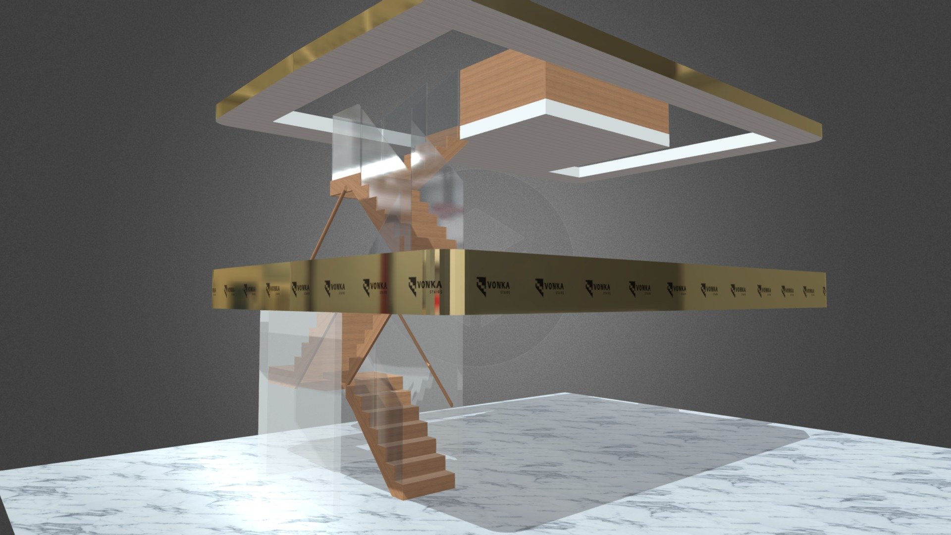 Simon 2 v1 - Download Free 3D model by Arek @ Vonka Stairs (@A.Vonka ...