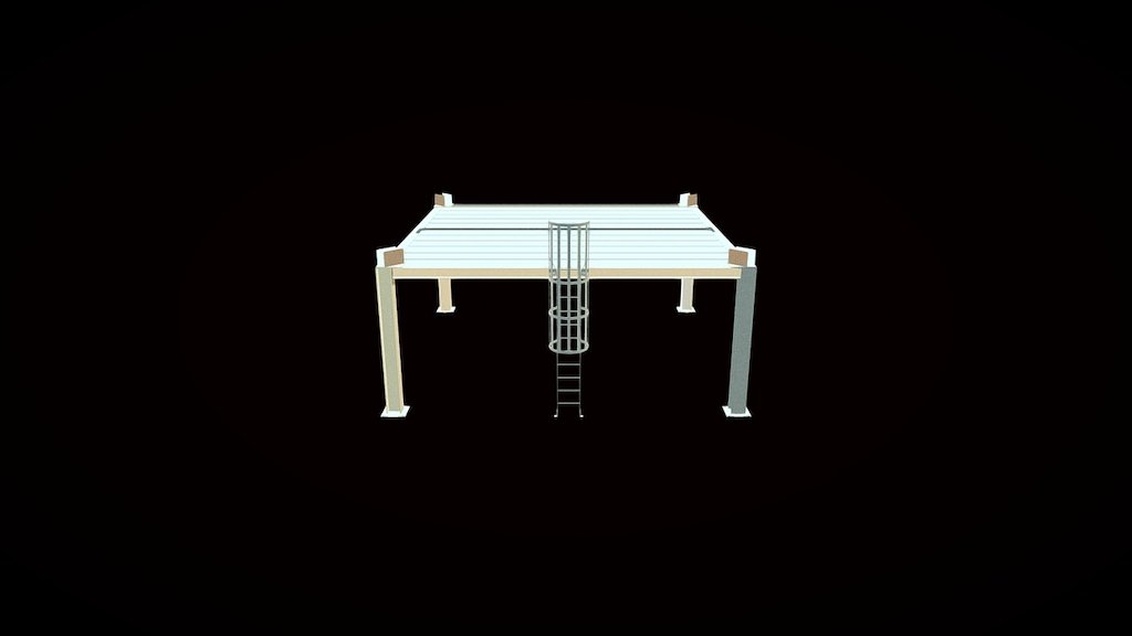 Staalconstructie - 3D model by baensdries [09fc3d3] - Sketchfab