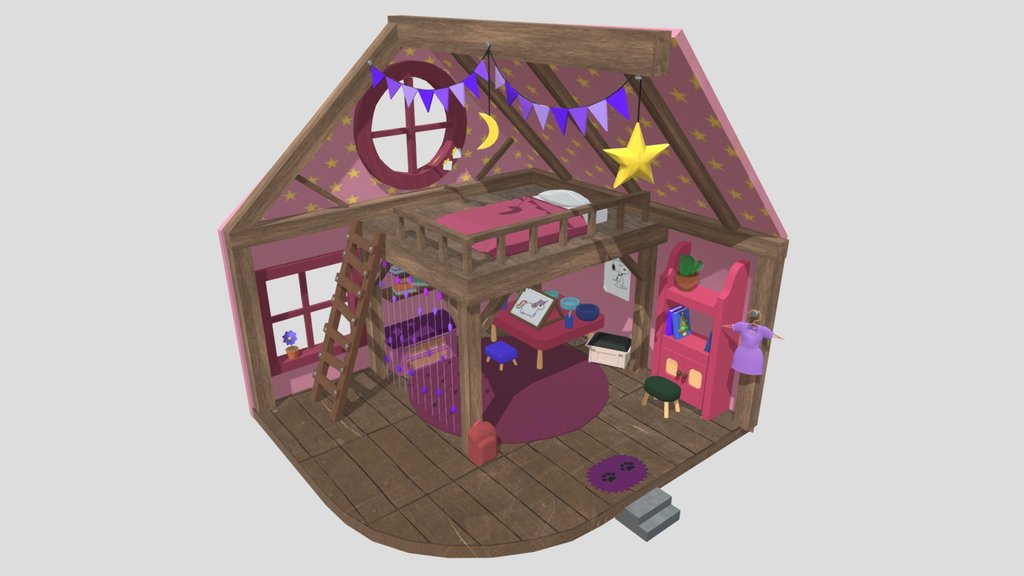 cute - A 3D model collection by Huron_espacial - Sketchfab