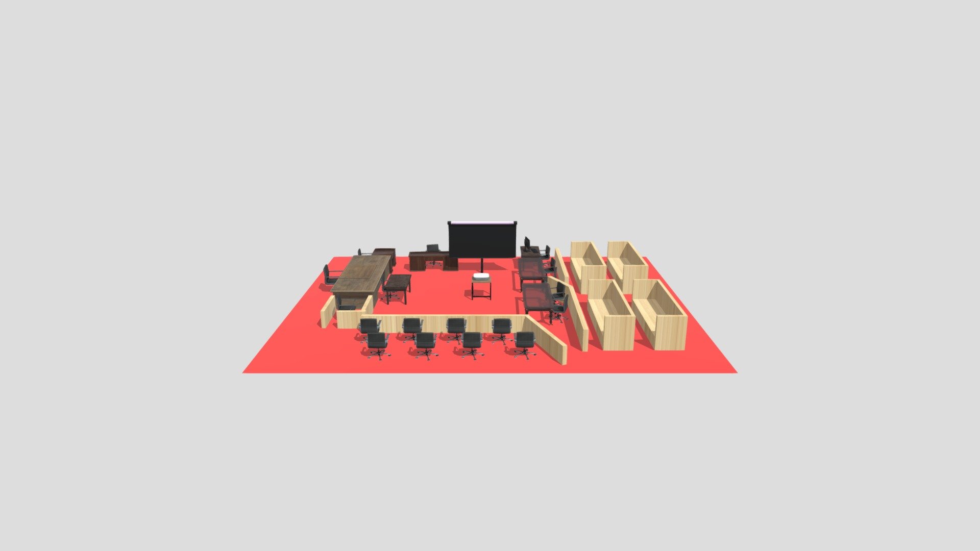 courtroom model - Download Free 3D model by mistermcflyxxvi [09fdc3e ...