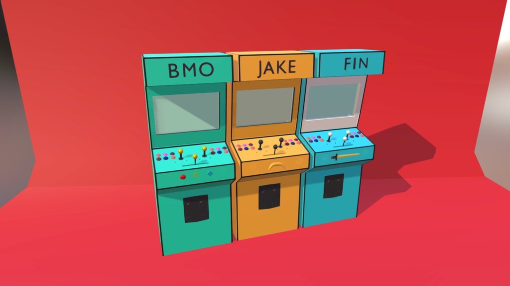 Arcade - Adventure time - 3D model by shaypayne [0a025bd] - Sketchfab