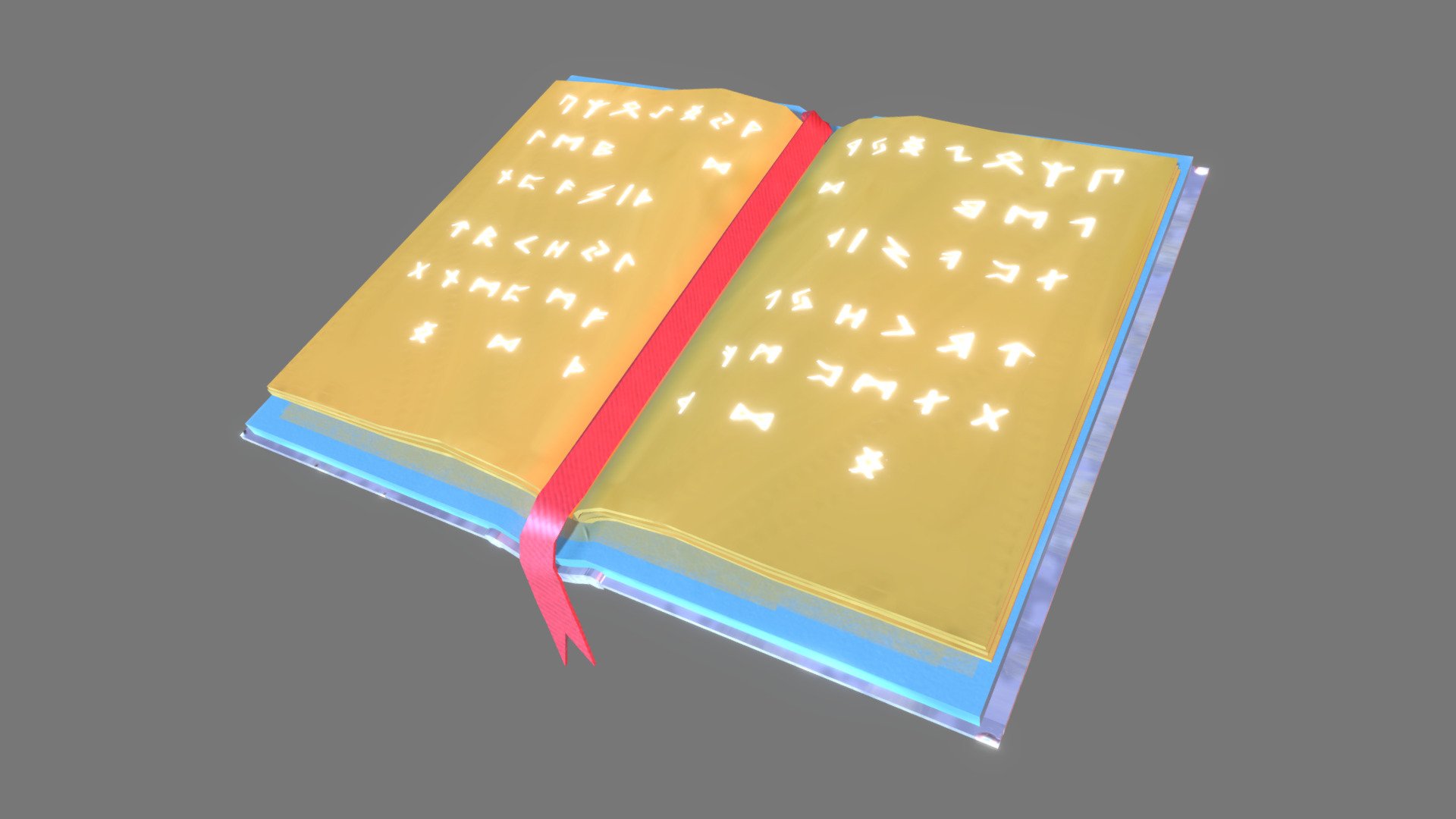 Spell Book (Animated) - 3D model by OriHadar [0a031a3] - Sketchfab