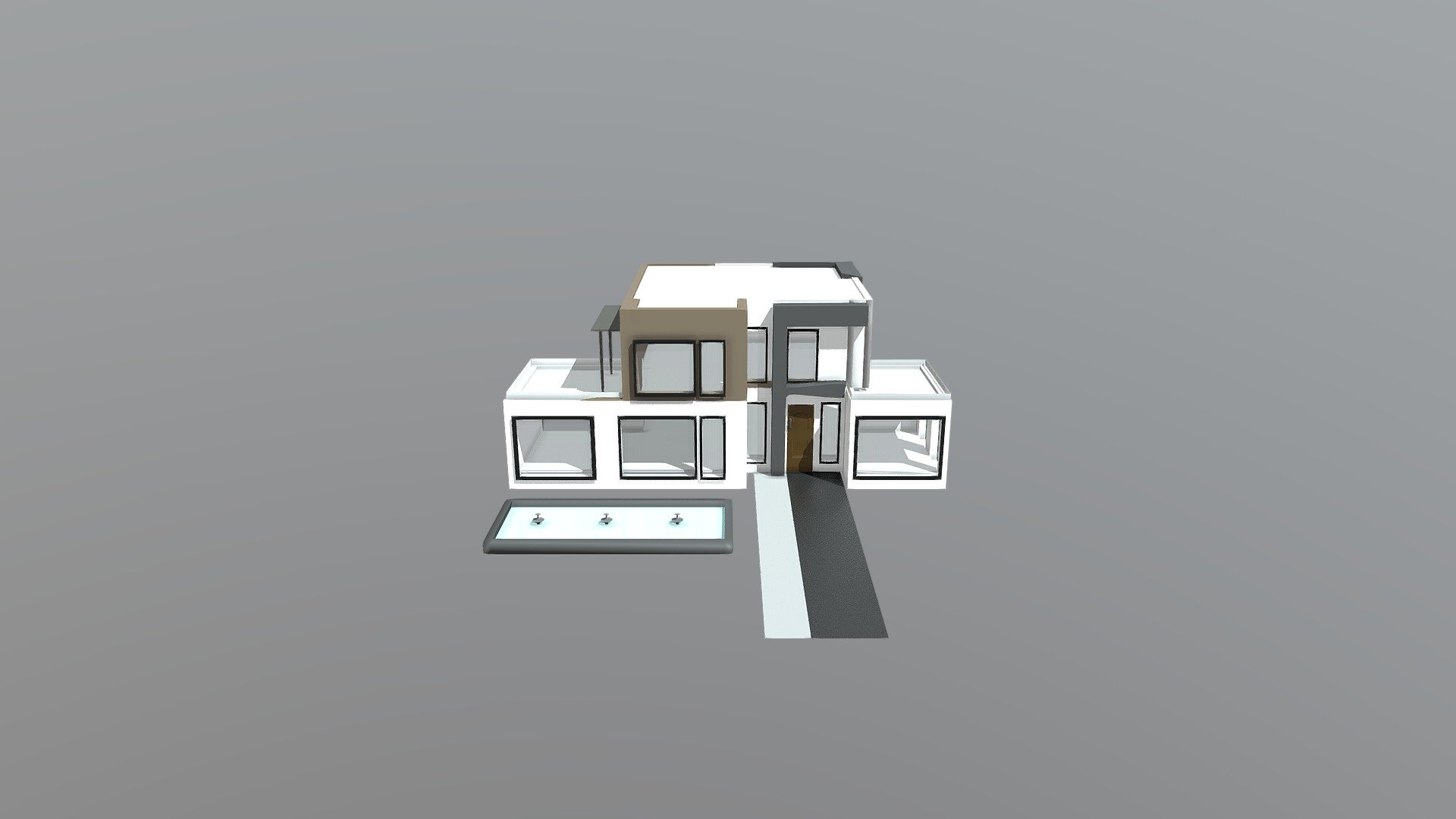 Dream house - 3D model by Badingus [0a05ae5] - Sketchfab