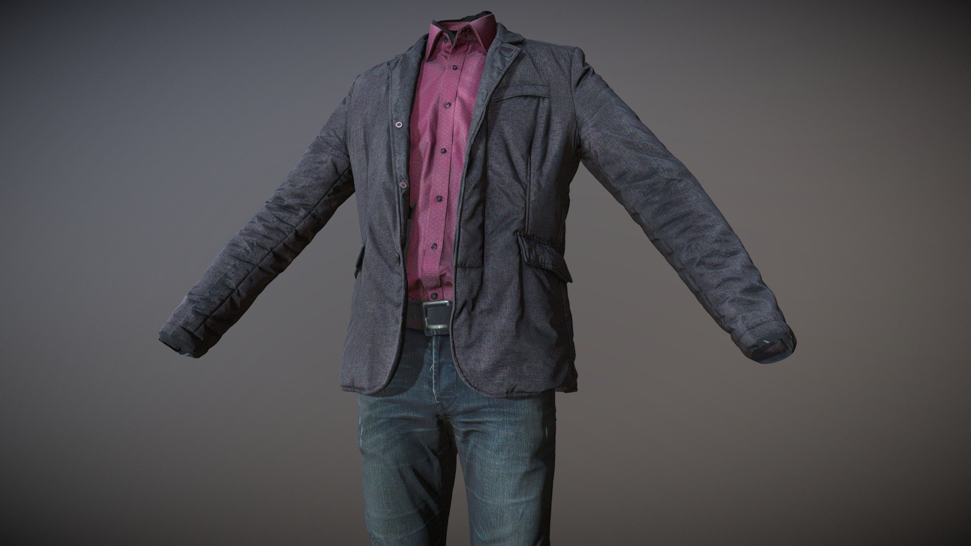 Men's Clothing_04 (3D scan) - Buy Royalty Free 3D model by Seattle 3D ...
